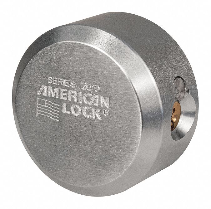 MASTER LOCK HIDDEN SHACKLE LOCK, 6-PIN, SILVER, SHACKLE 9/16 X 1 23/32 ...