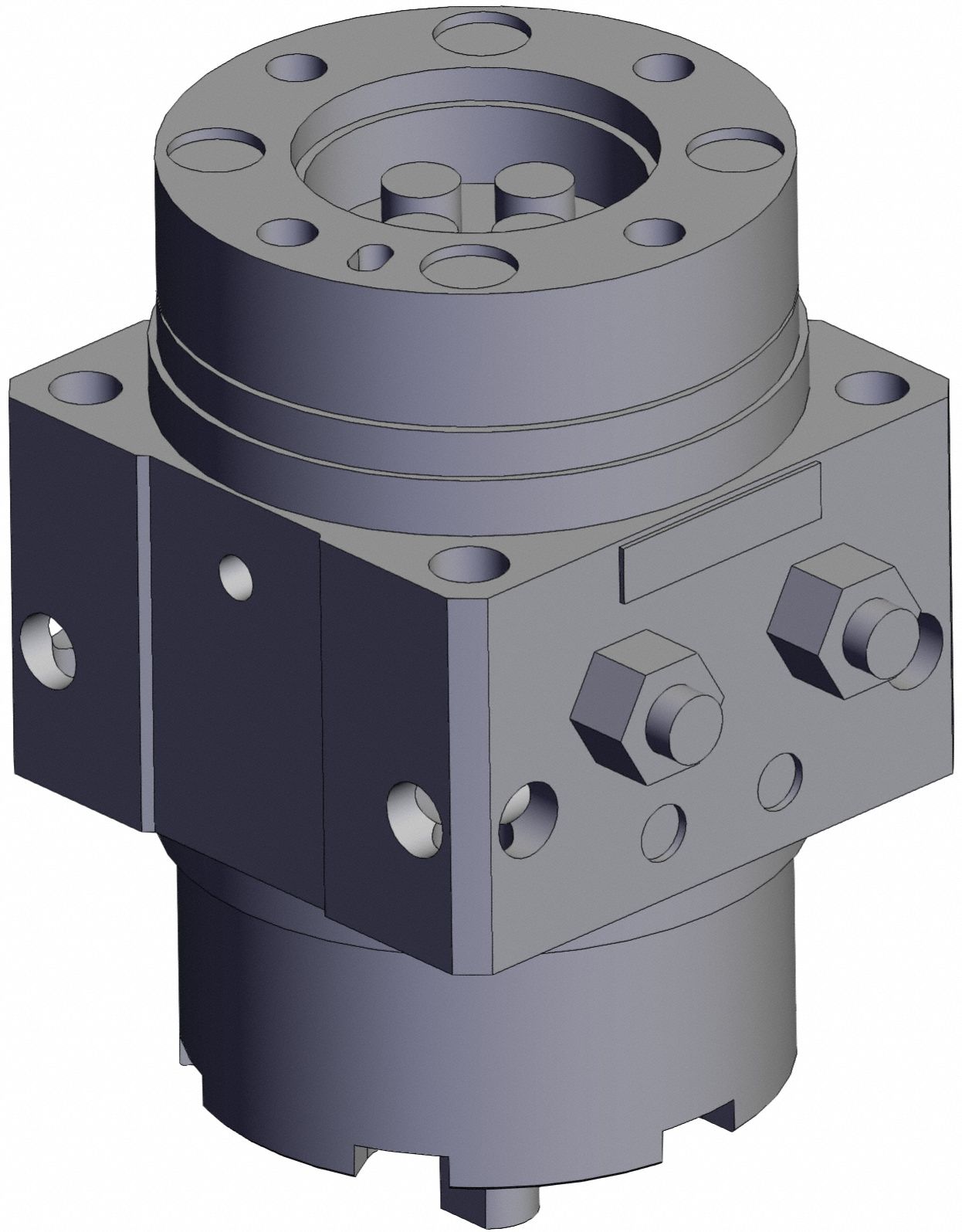 SMC, 90° Rotation Angle, 20 N-m Output Torque, Pneumatic Rotary Table ...