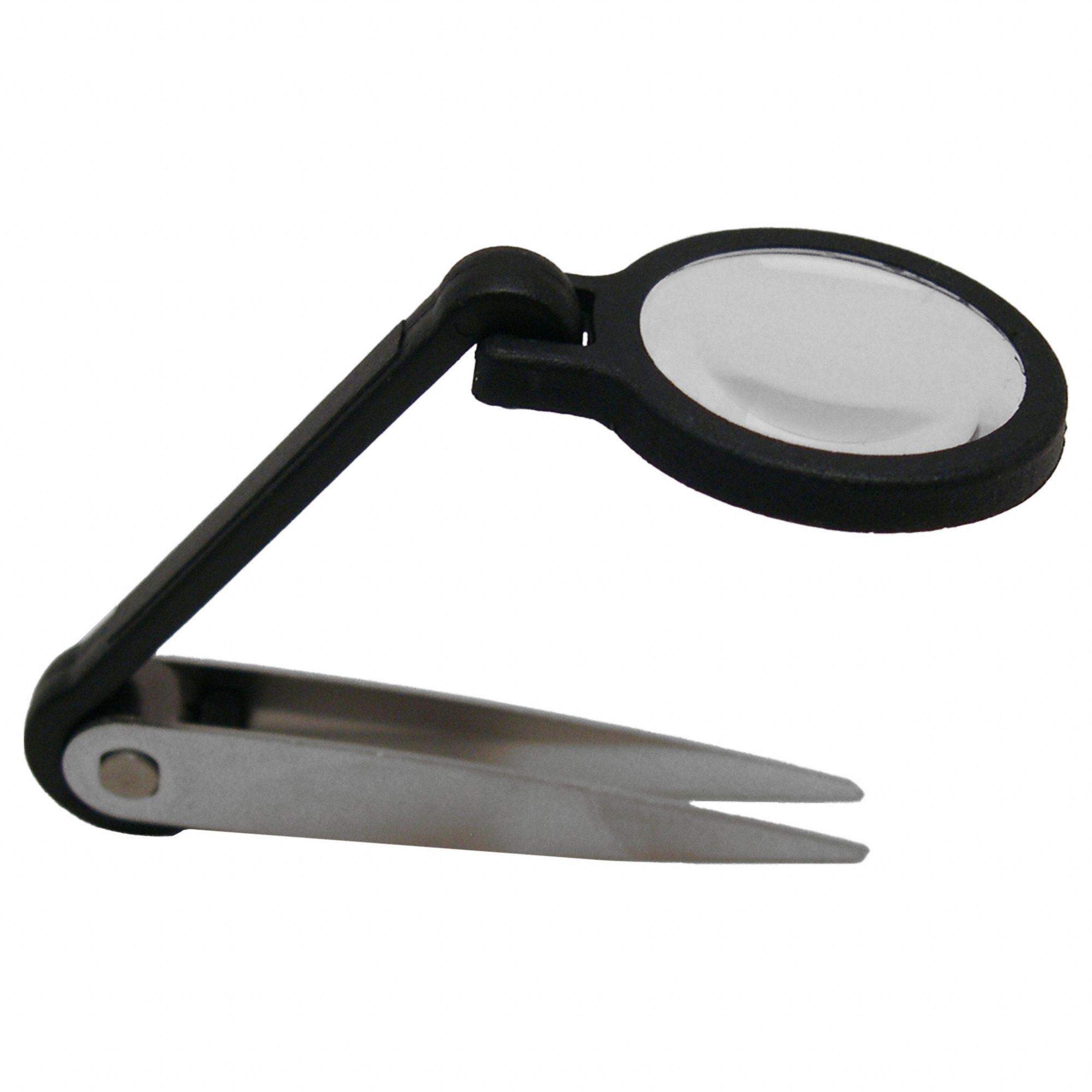 MIRACLE POINT, Stainless Steel, 2 1/4 in Overall Lg, Tweezer - 8VLM1 ...