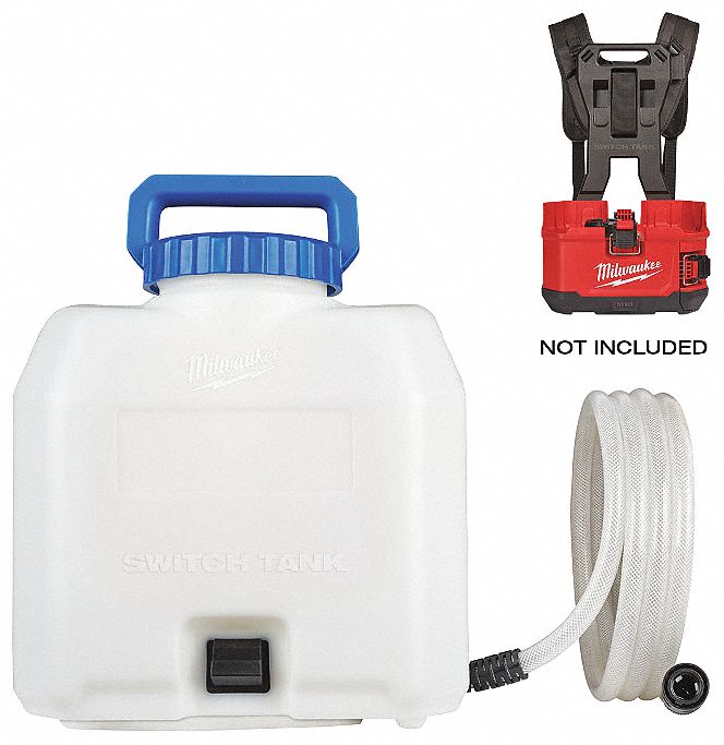 MILWAUKEE BACKPACK SPRAYER ASSEMBLY,PLASTIC,40 PSI - Compressed Air ...