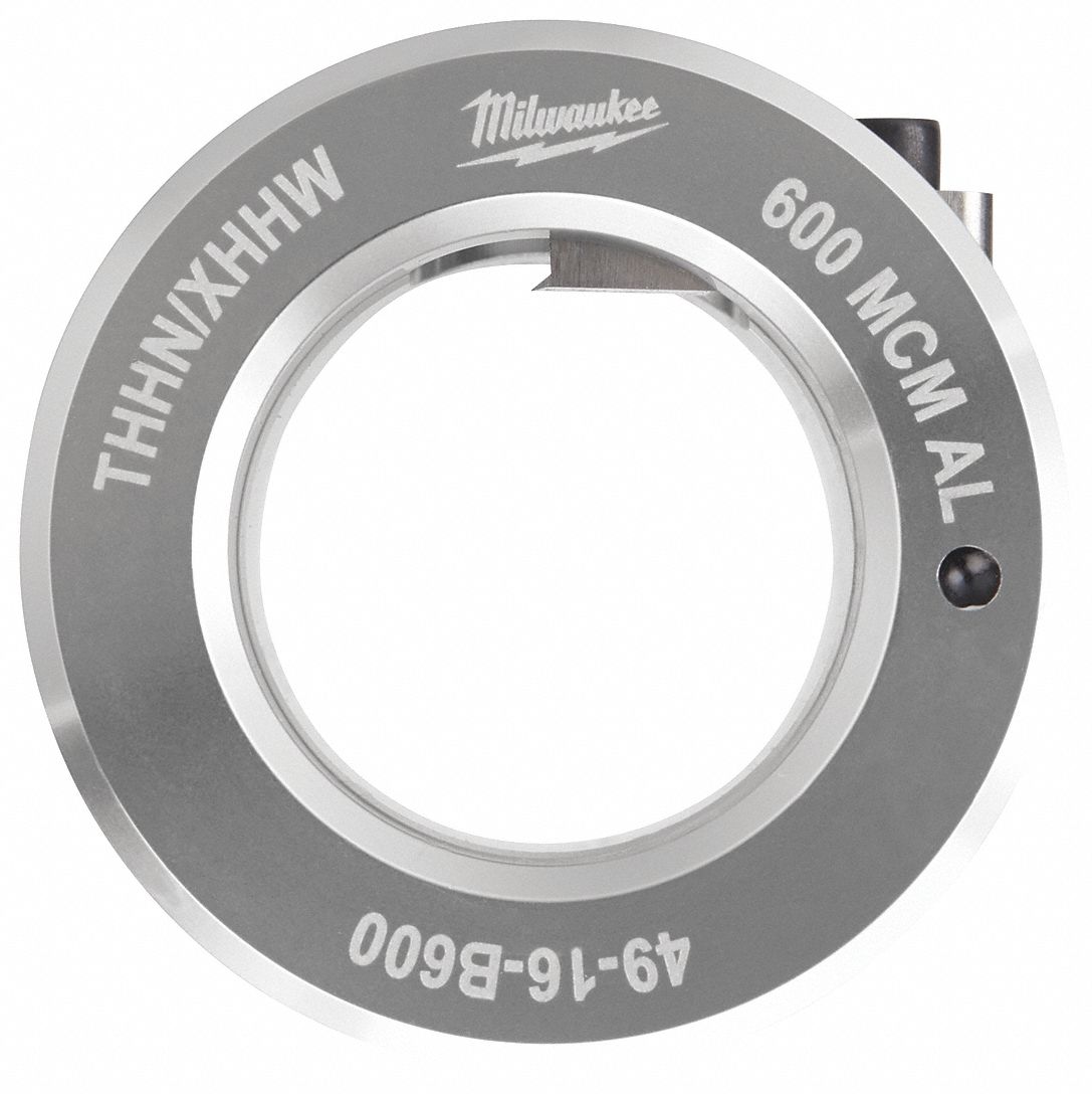 MILWAUKEE BUSHING, 600 MCM, AL, 80 MM THICK, 1 27/1000 IN DIA, 2 21/100 ...