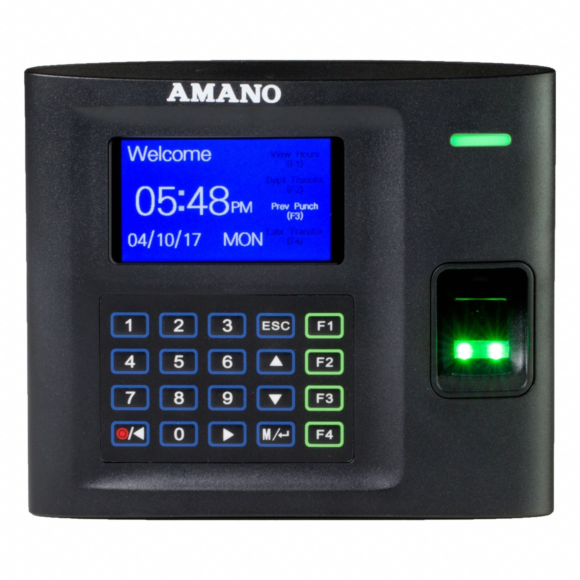 AMANO, Fingerprint Clock Type, Digital, Time Clock - 564F85|MTX-30F ...