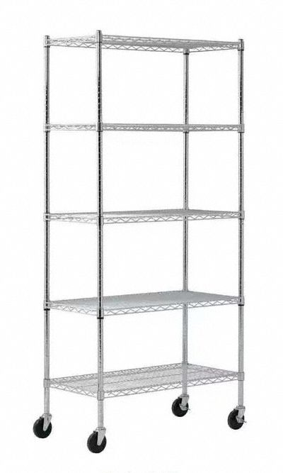 36 in x 18 in x 72 in, Dry, Wire Shelving Unit - 450W88|MWS361872 ...
