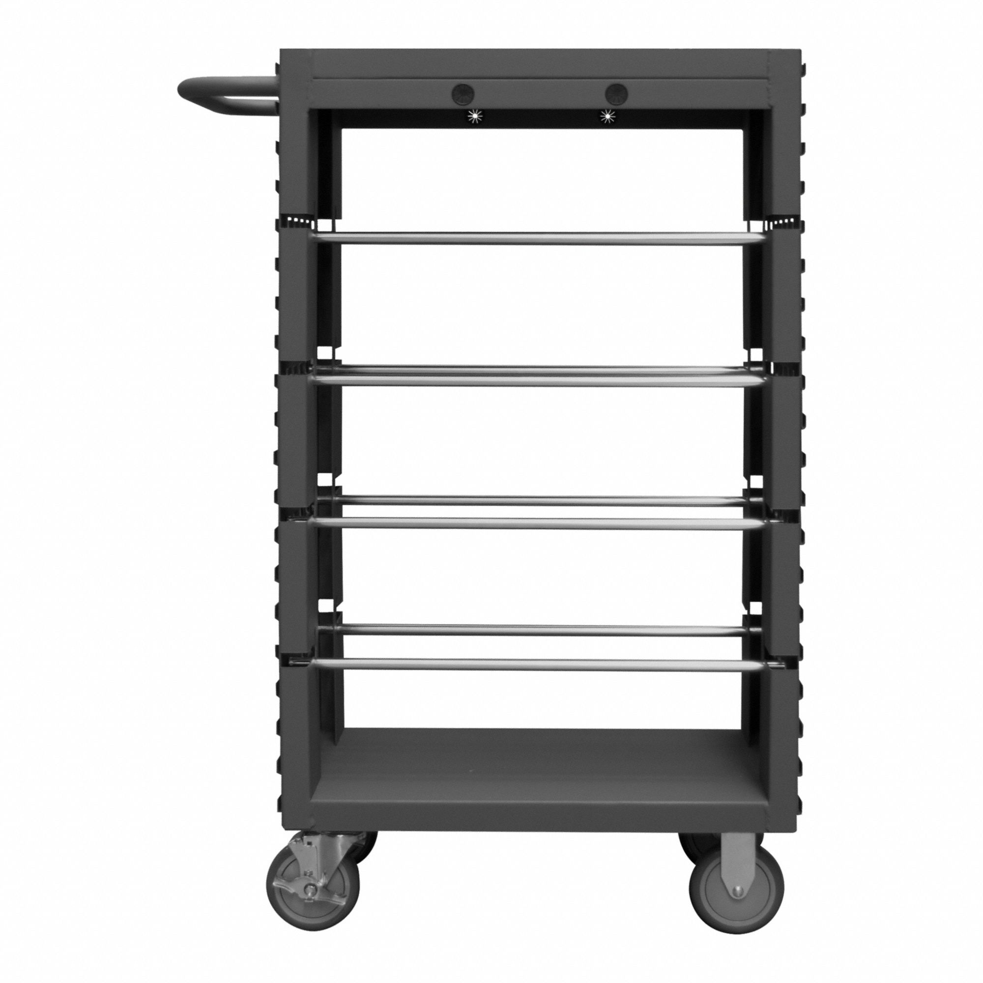 1,200 lb Load Capacity, 8 Spindles, Wire-Spool Dispensing Storage Cart ...