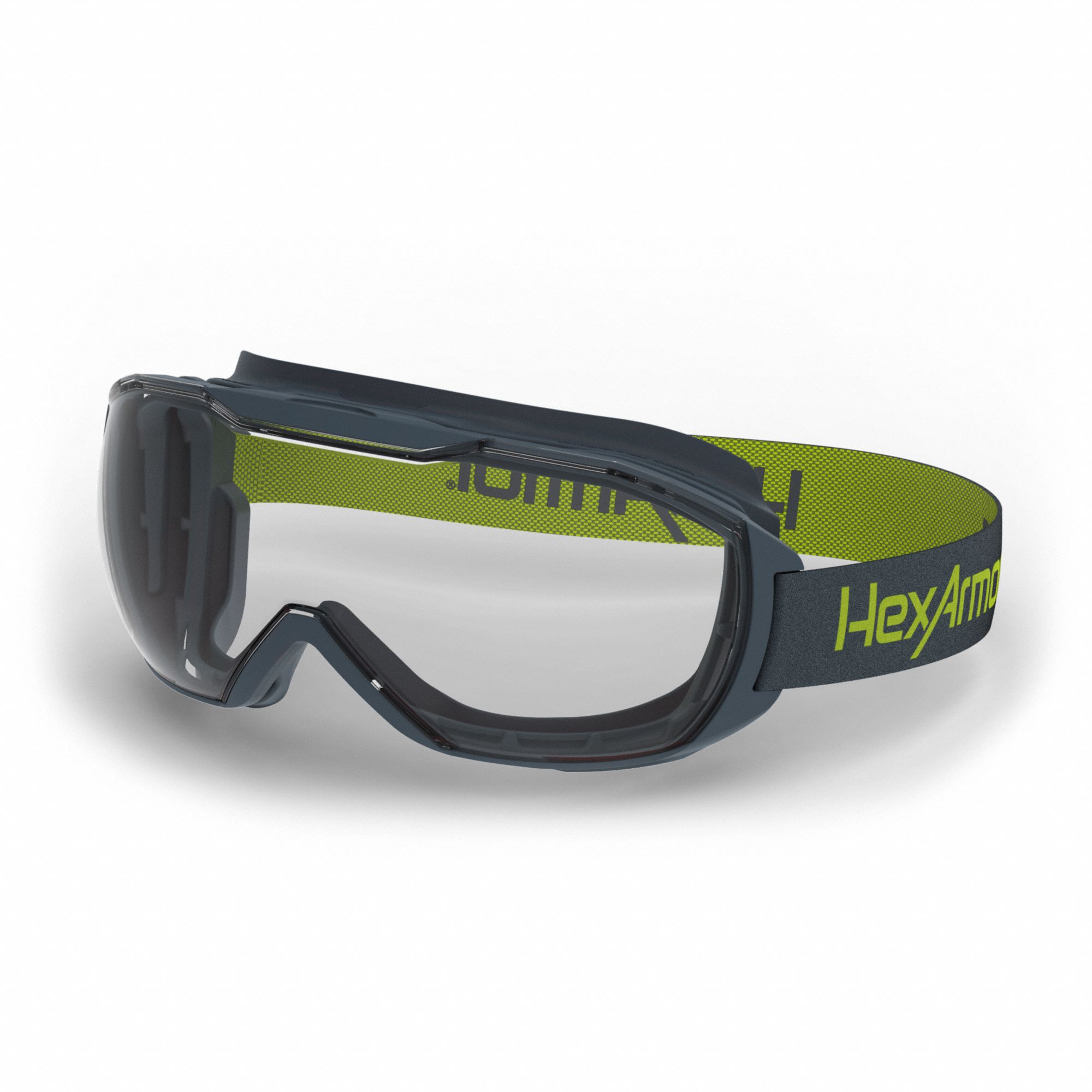 HEXARMOR, Clear Lens Color, Hardcoat/TruShield®, Safety Goggles ...