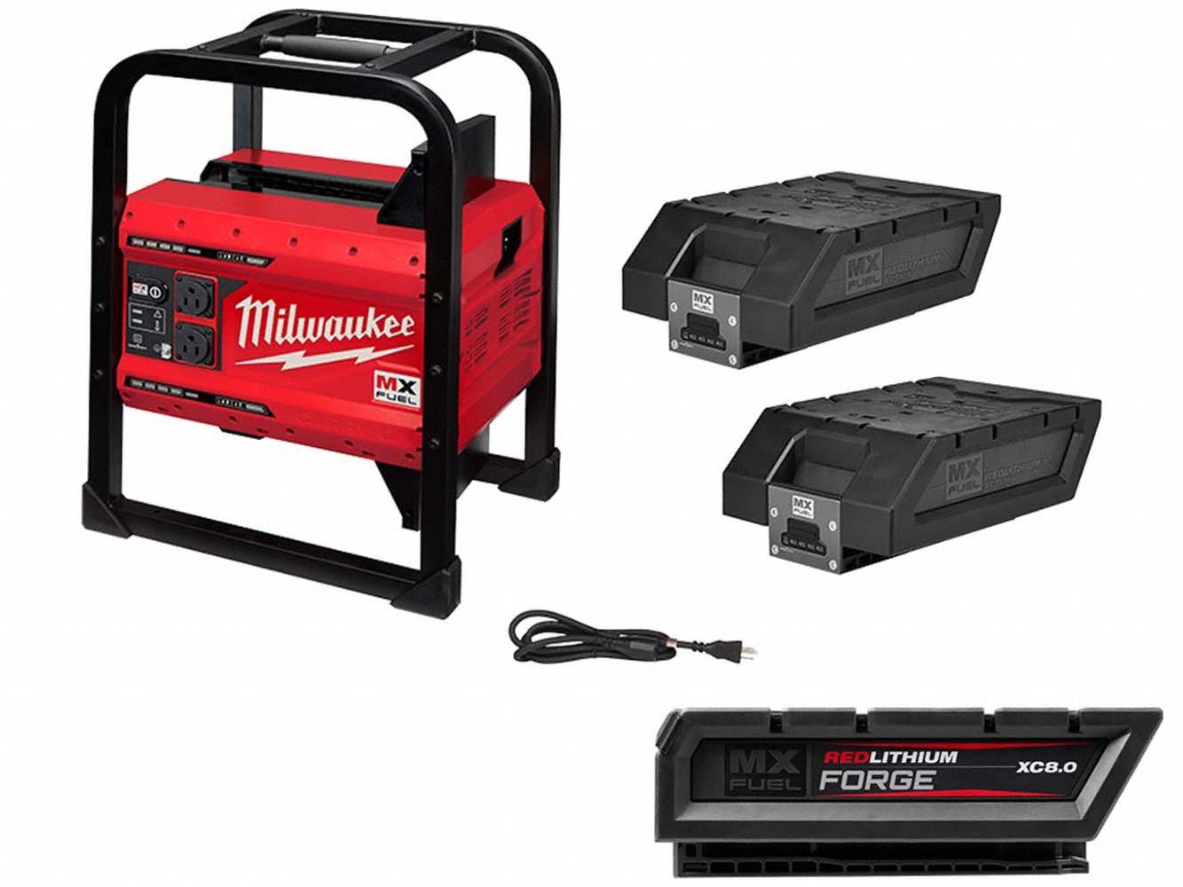 MILWAUKEE, 45 min AC Charge Time to Full Charge, Power Supply and ...