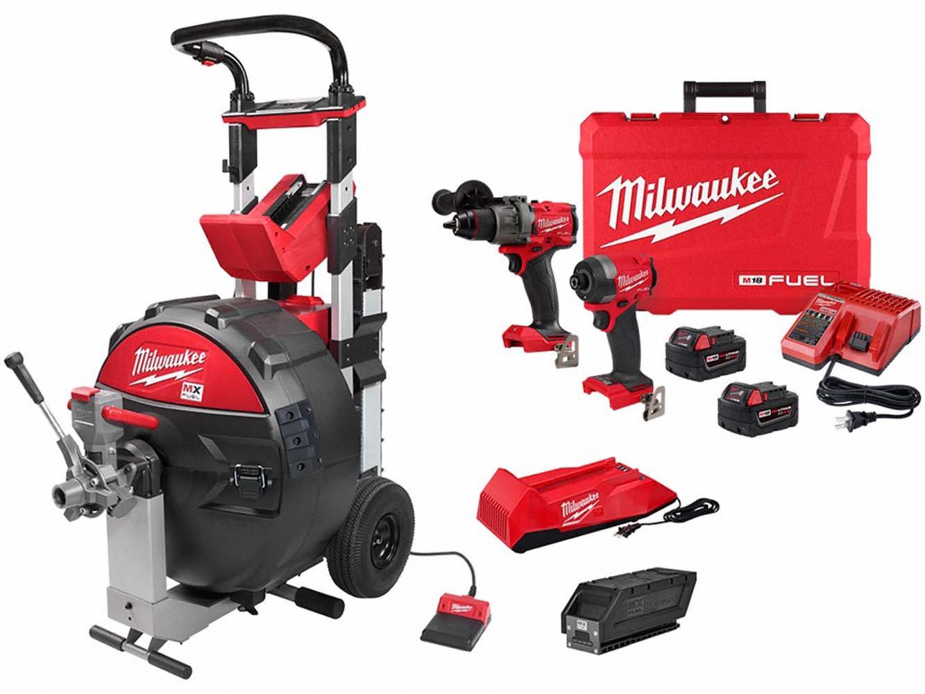 MX FUEL SEWER DRUM + M18 FUEL COMBO KIT - Grainger