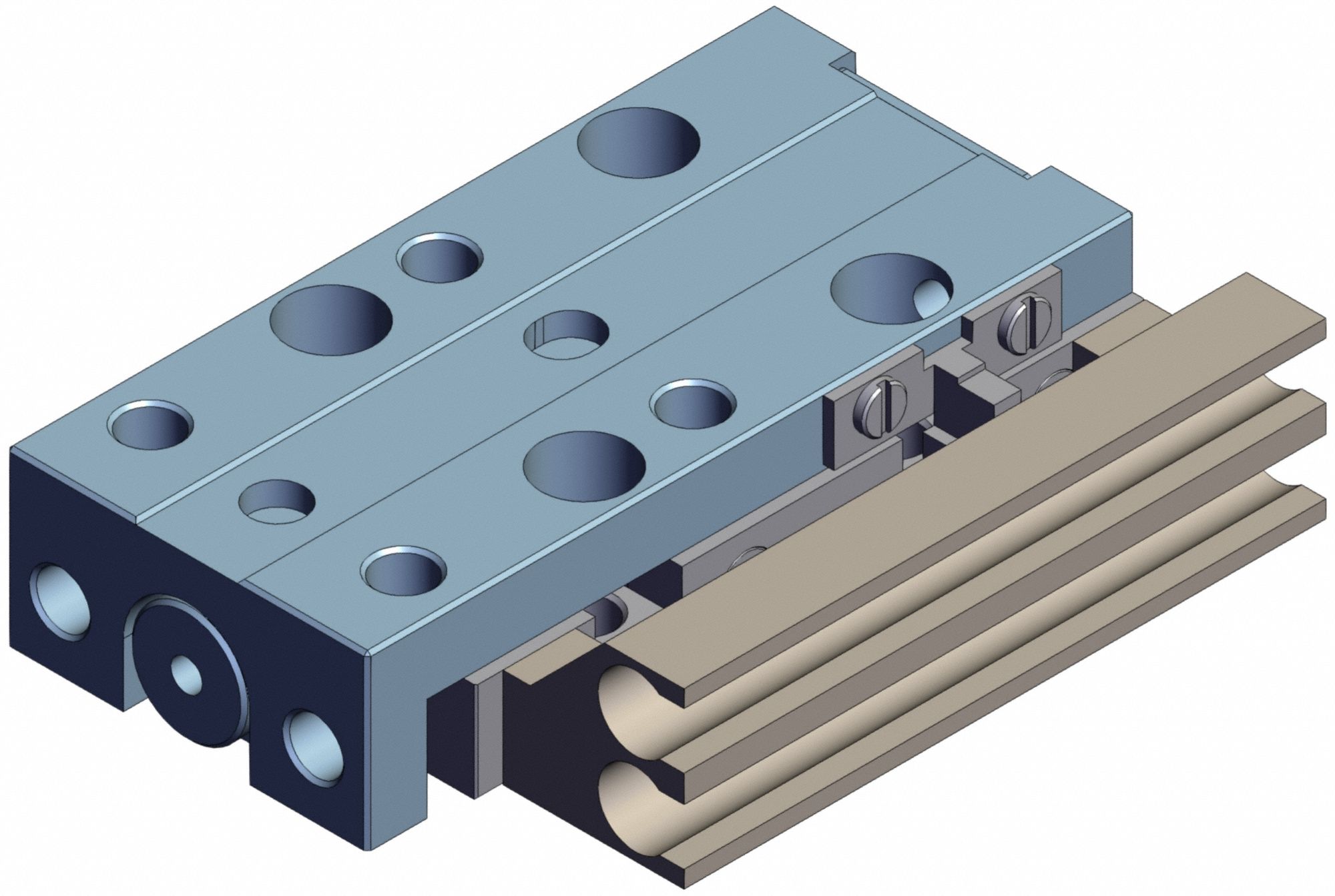 SMC, 10 mm Stroke Lg, 4.5 mm Bore Dia, Linear Air Cylinder - 826HP8 ...
