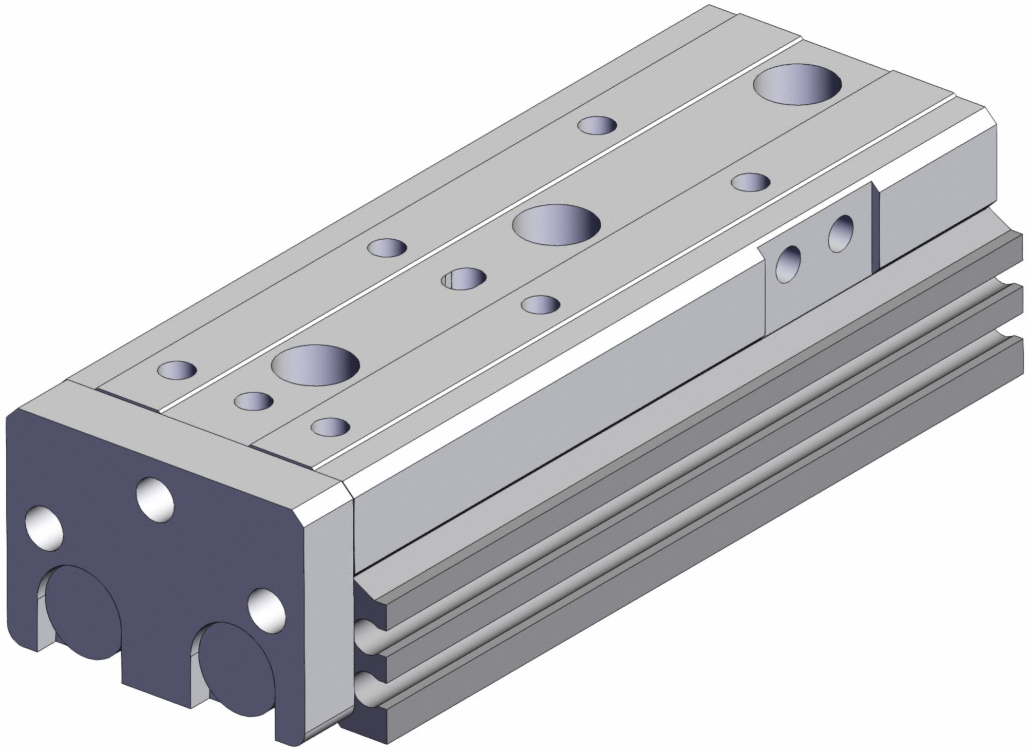 SMC, 30 mm Stroke Lg, 25 mm Bore Dia, Air Slide Table - 826HR8|MXQ25A ...