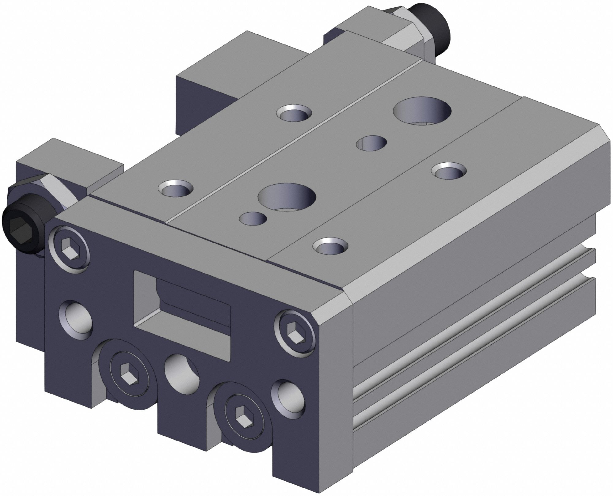 SMC, 30 mm Stroke Lg, 16 mm Bore Dia, Air Slide Table - 826HU2|MXS16 ...