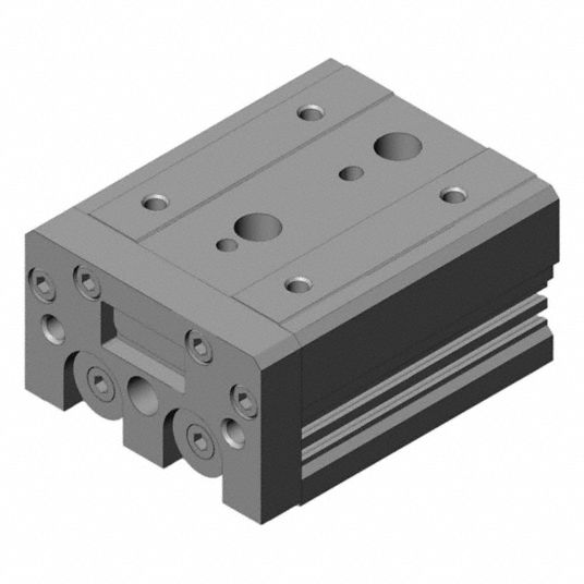 SMC, 20 mm Stroke Lg, 20 mm Bore Dia, Air Slide Table - 201A71|MXS20-20 ...