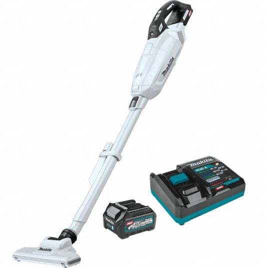 MAKITA, 9 in Cleaning Path Wd, 42 cfm Air Flow, Upright Vacuum Cleaner ...