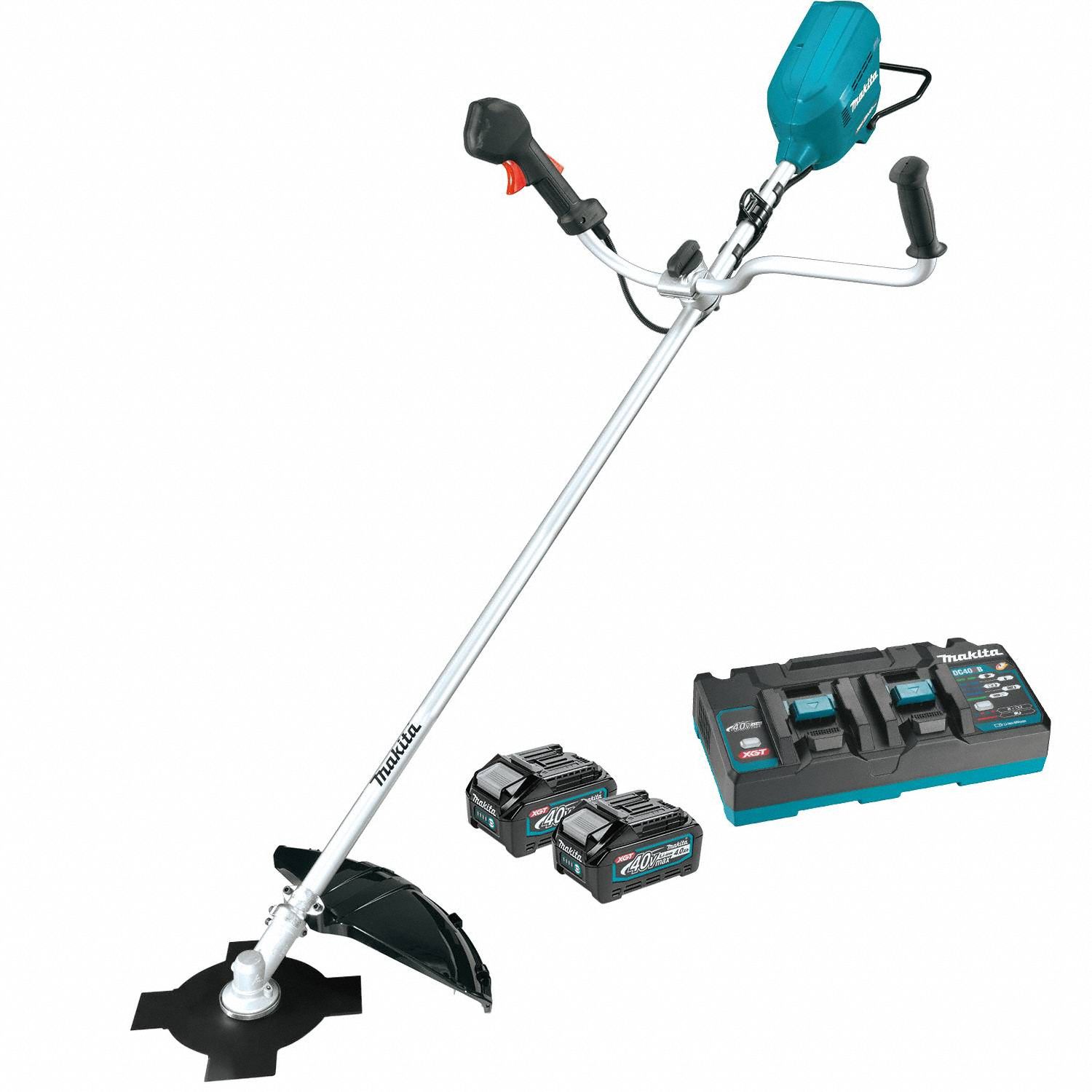 MAKITA, Battery Platform: 40V MAX, 10 in Cutting Wd, Cordless Brush ...