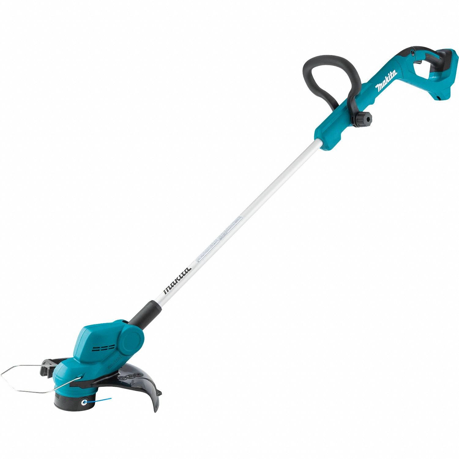 MAKITA, 10 1/4 in Cutting Wd, Telescoping Shaft, Battery-Powered String ...