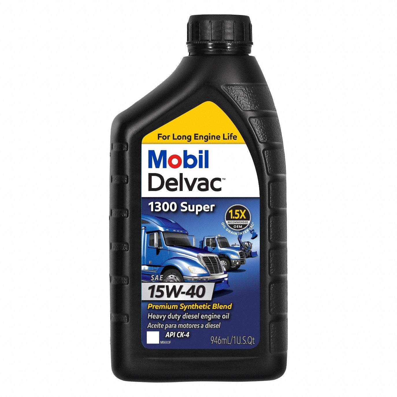 MOBIL, Synthetic Blend, Biodegradable, Motor Oil - 805Y40|122494 - Grainger