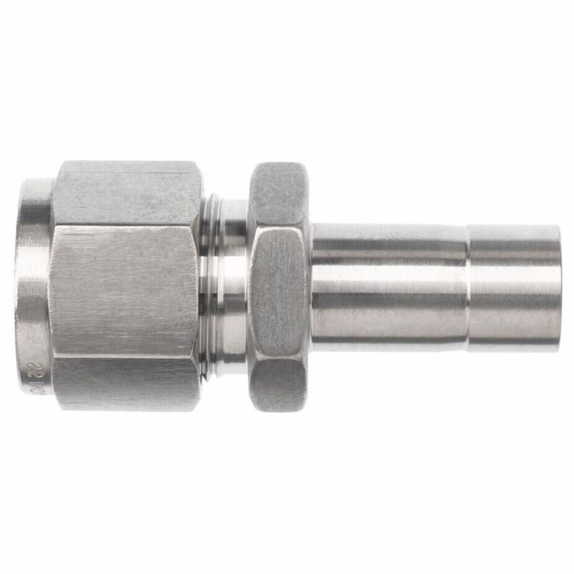 BRENNAN INDUSTRIES, 1/2 in OD x 3/8 in OD Fitting Size, Stainless Steel ...