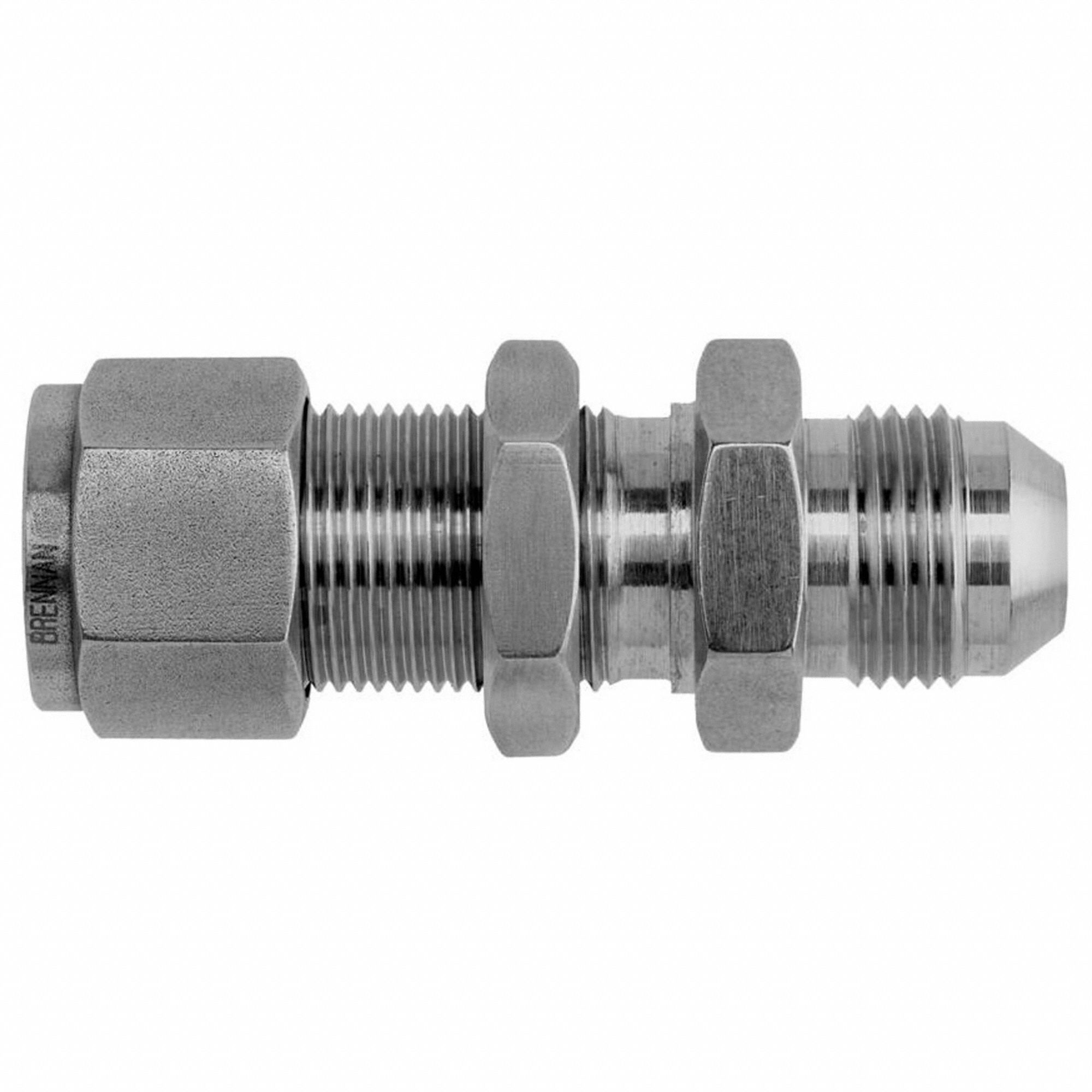 BRENNAN INDUSTRIES, 3/4 in OD 3/4 in OD Fitting Size, Compression x ...