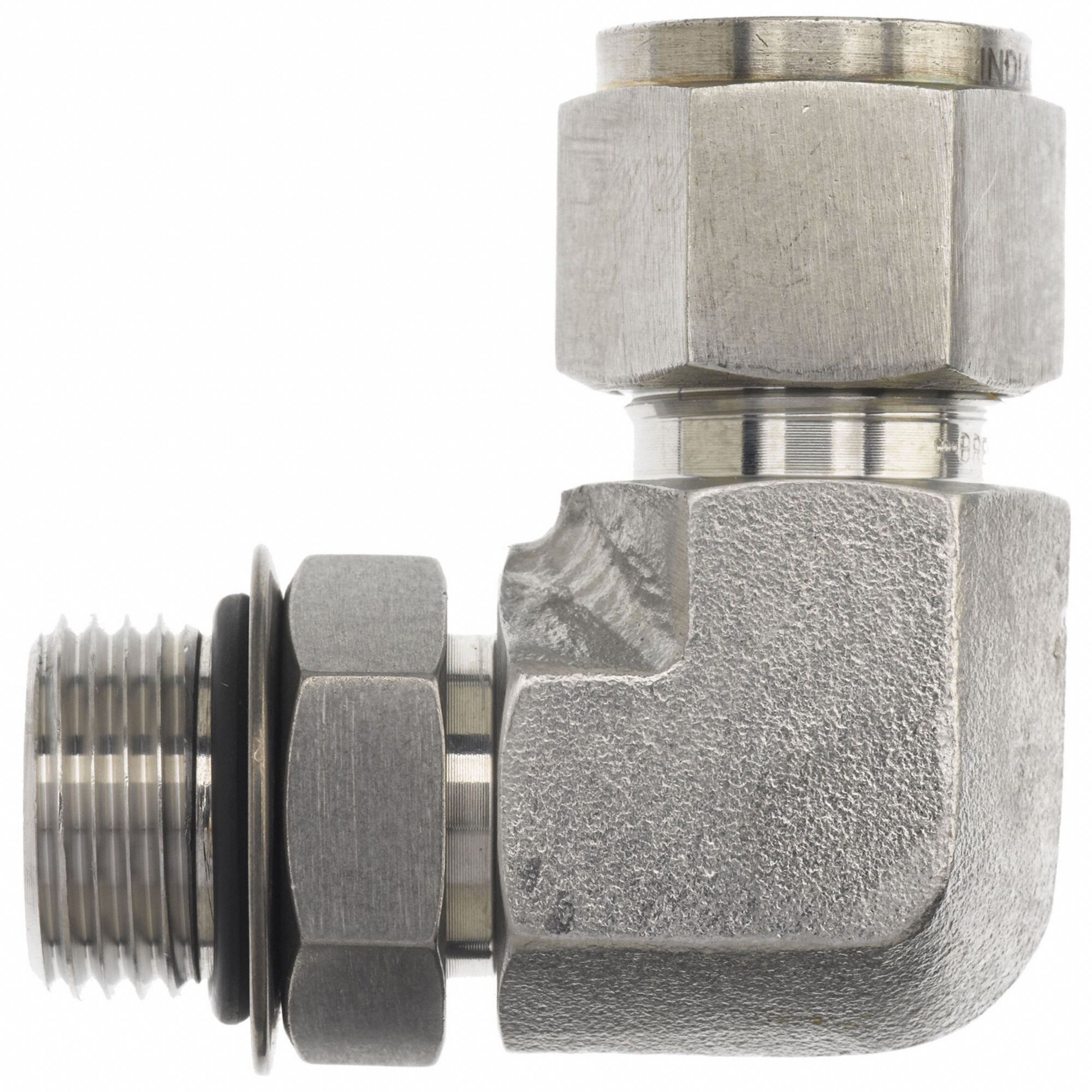 316 Stainless Steel, Compression x Male SAE, Adjustable Male SAE 90° Elbow - 798CW3|N6801-16-16 ...