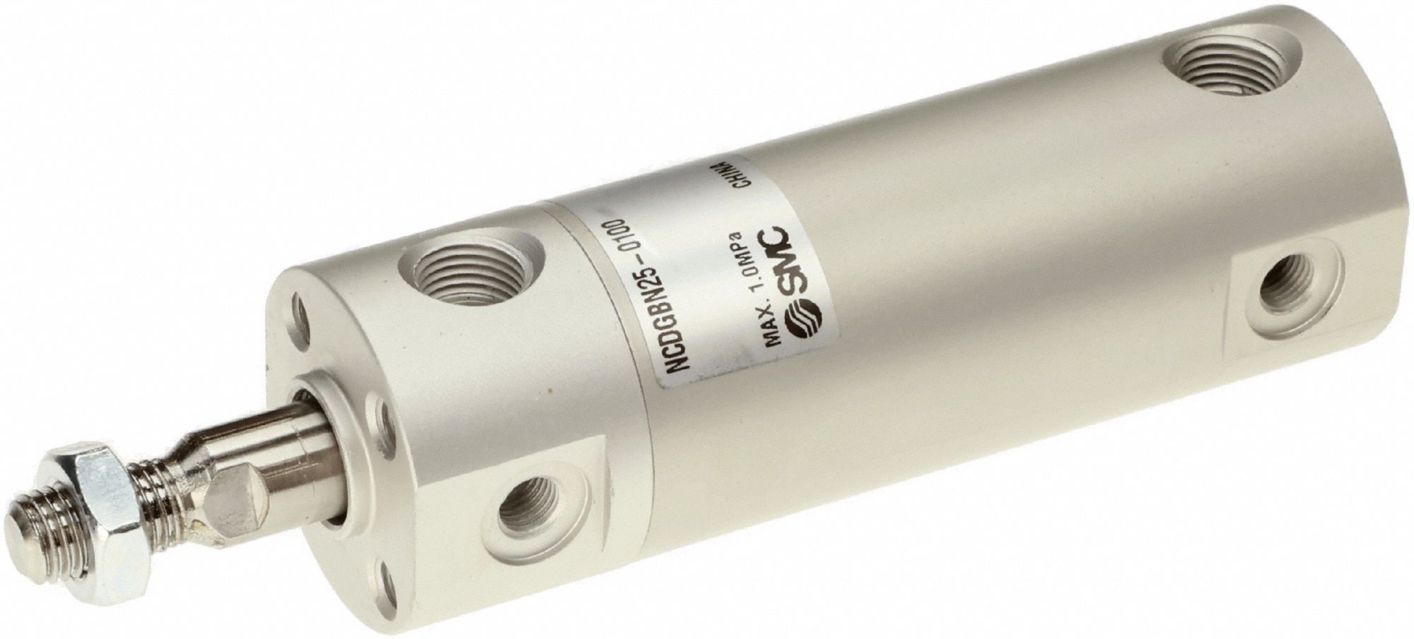 SMC, 1 in Bore, 1 1/2 in Stroke, Round Body Cylinder - 826EZ1|NCDGBN25 ...