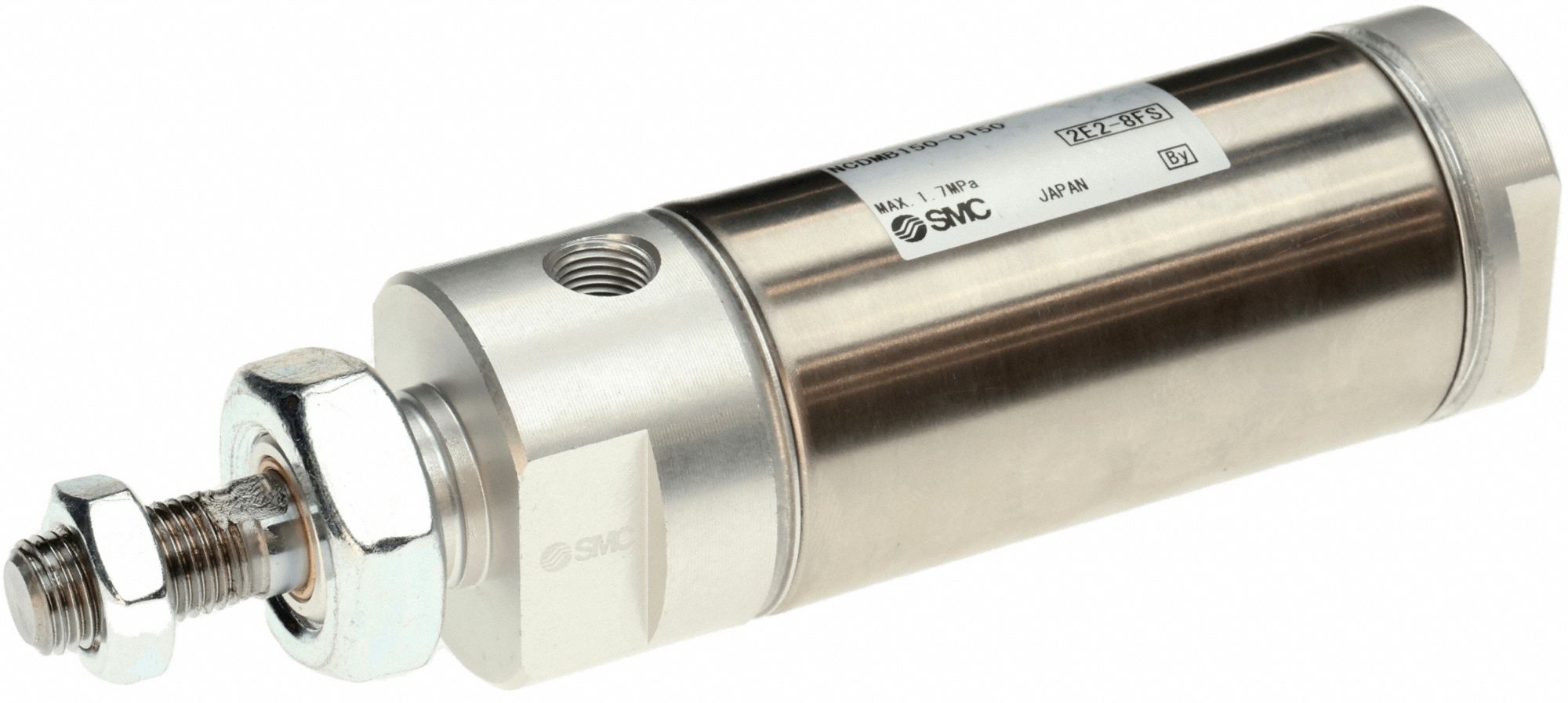 SMC, 1 1/2 in Bore, 2 in Stroke, Round Body Cylinder - 826F33|NCDMB150 ...