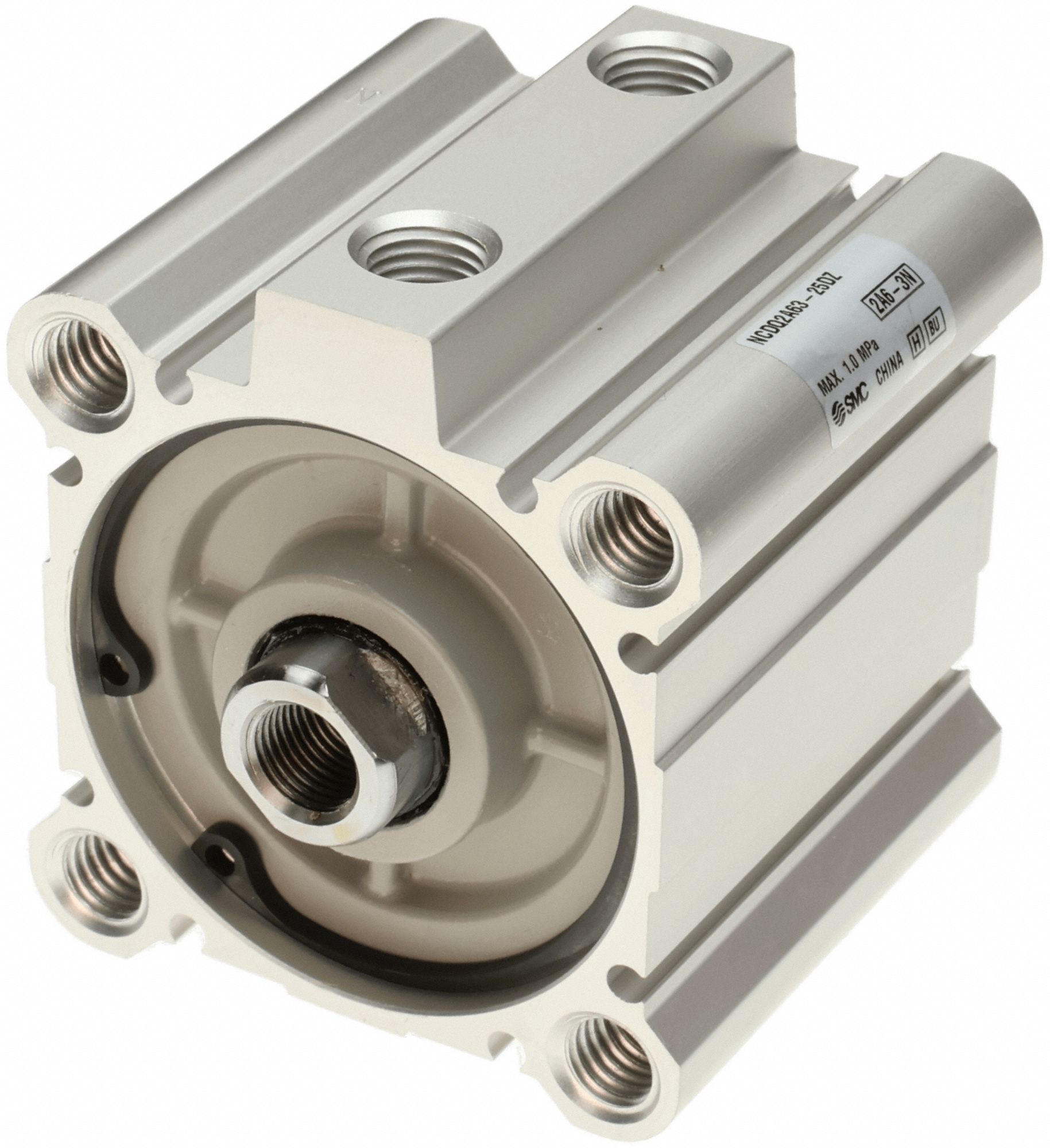 SMC, 80 mm Bore Dia, 50 mm Stroke Lg, Compact Cylinder - 826F90|NCDQ2A80-50DZ - Grainger