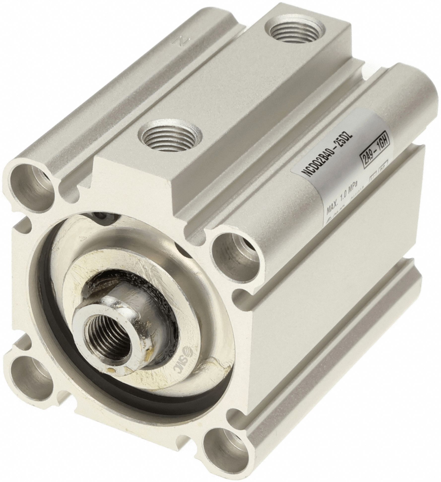 SMC, 40 mm Bore Dia, 25 mm Stroke Lg, Compact Cylinder - 826F98|NCDQ2B40-25DZ - Grainger