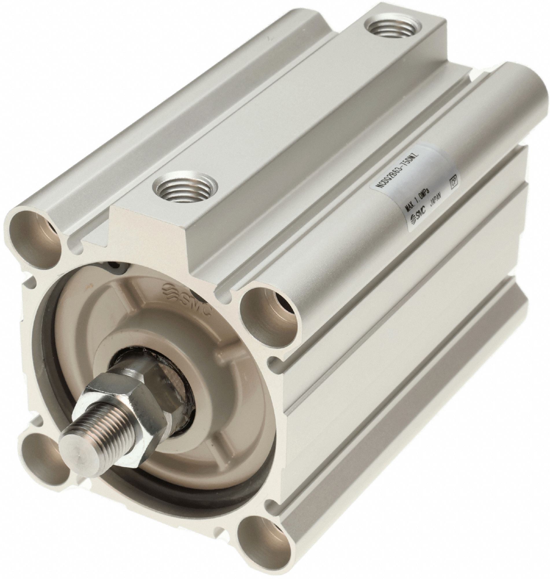 SMC, 100 mm Bore Dia, 50 mm Stroke Lg, Compact Cylinder - 826F66|NCDQ2A100-50DCMZ - Grainger