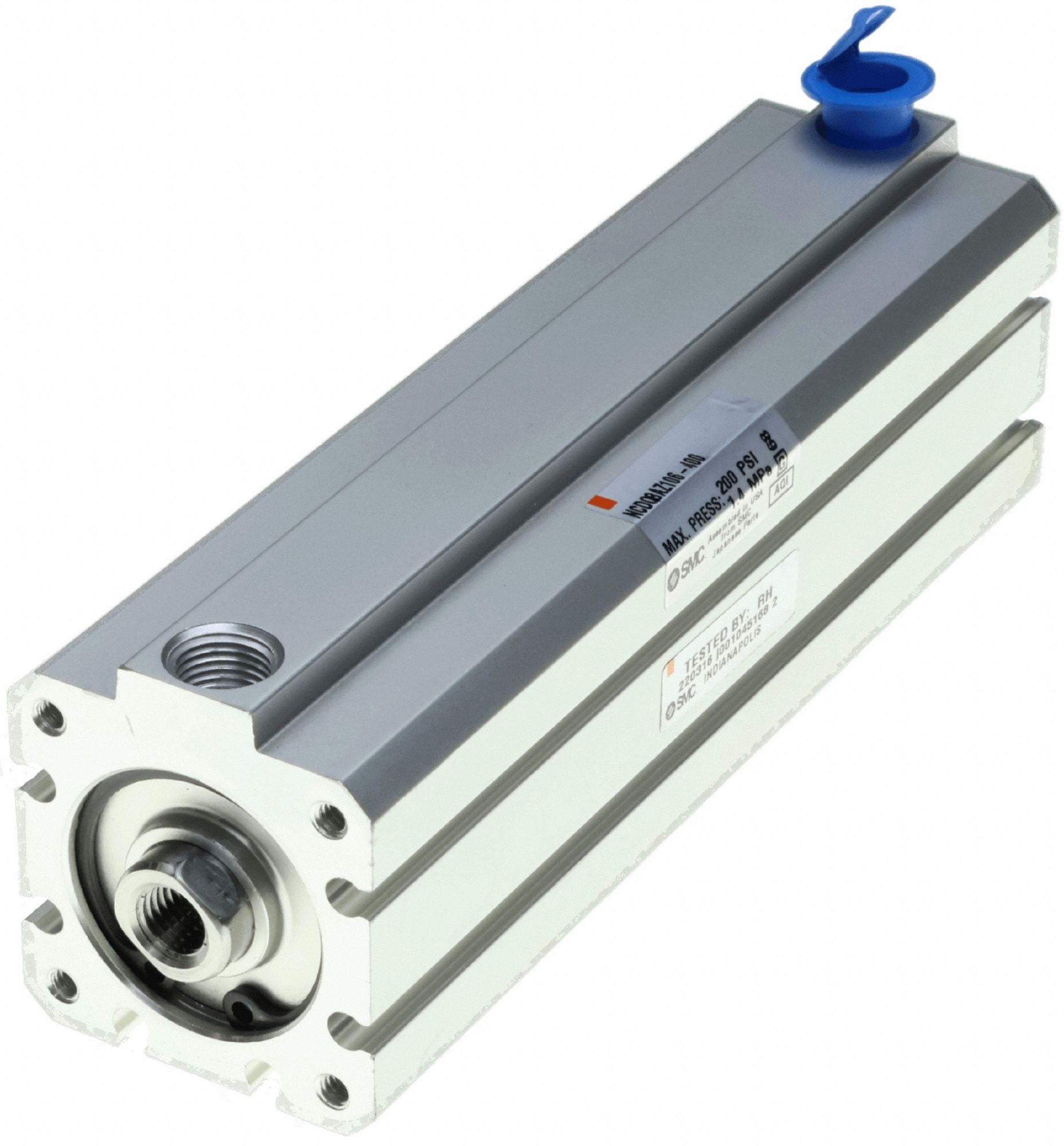 SMC, 1 1/2 in Bore Dia, 1 3/4 in Stroke Lg, Compact Cylinder - 826FA3 ...