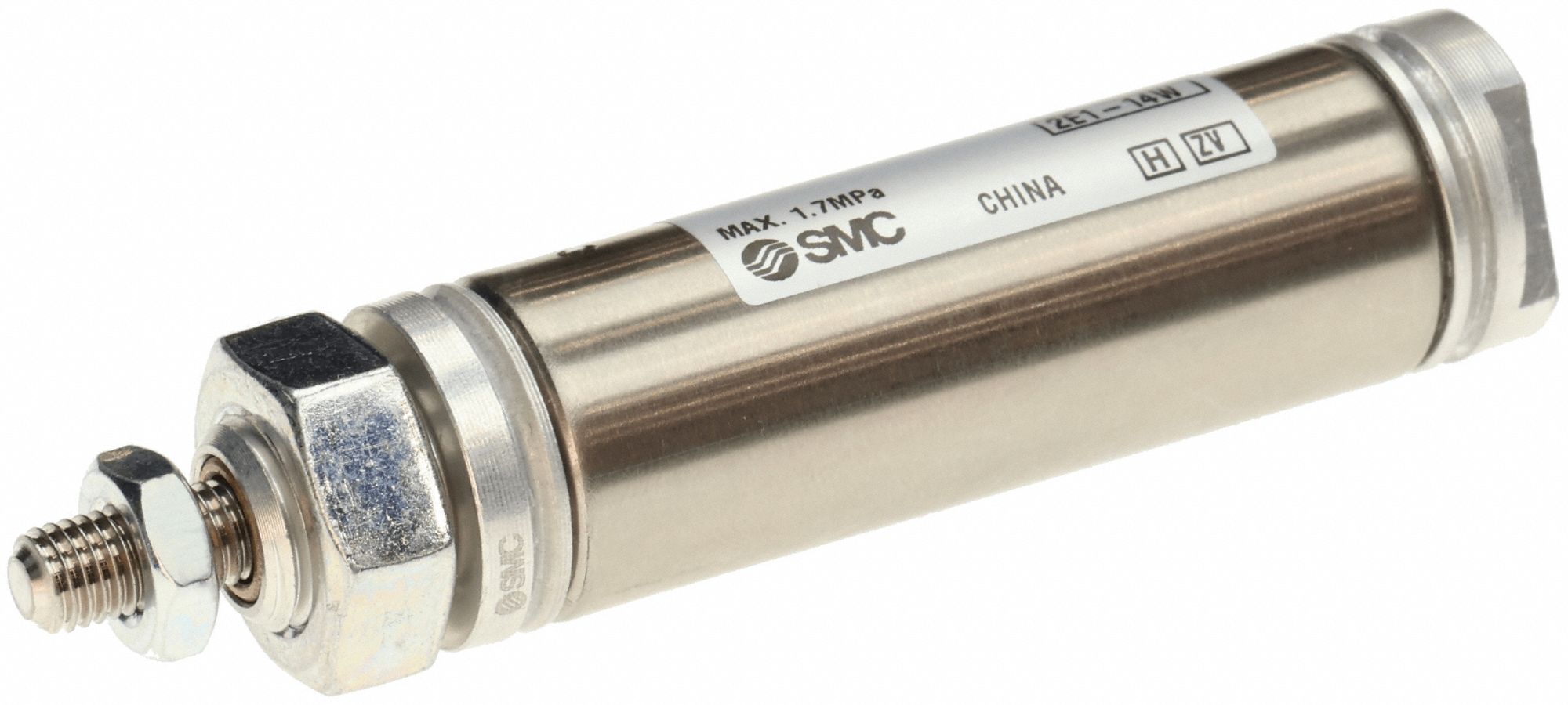 SMC, 3/4 in Bore, 1 in Stroke, Round Body Cylinder - 826FE2|NCMB075 ...