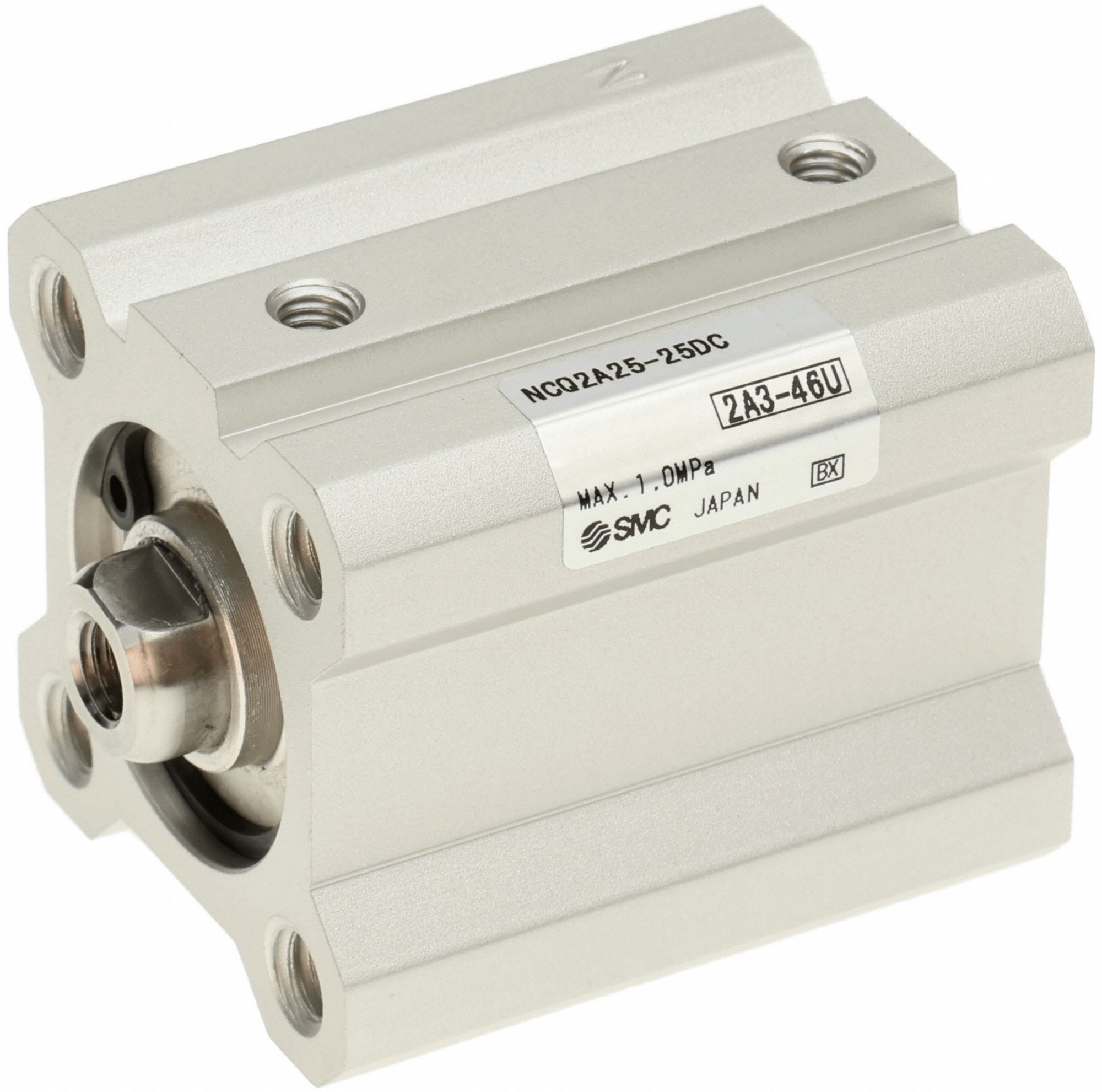 SMC, 25 mm Bore Dia, 25 mm Stroke Lg, Compact Cylinder - 826EG4|CQ2A25-25D - Grainger