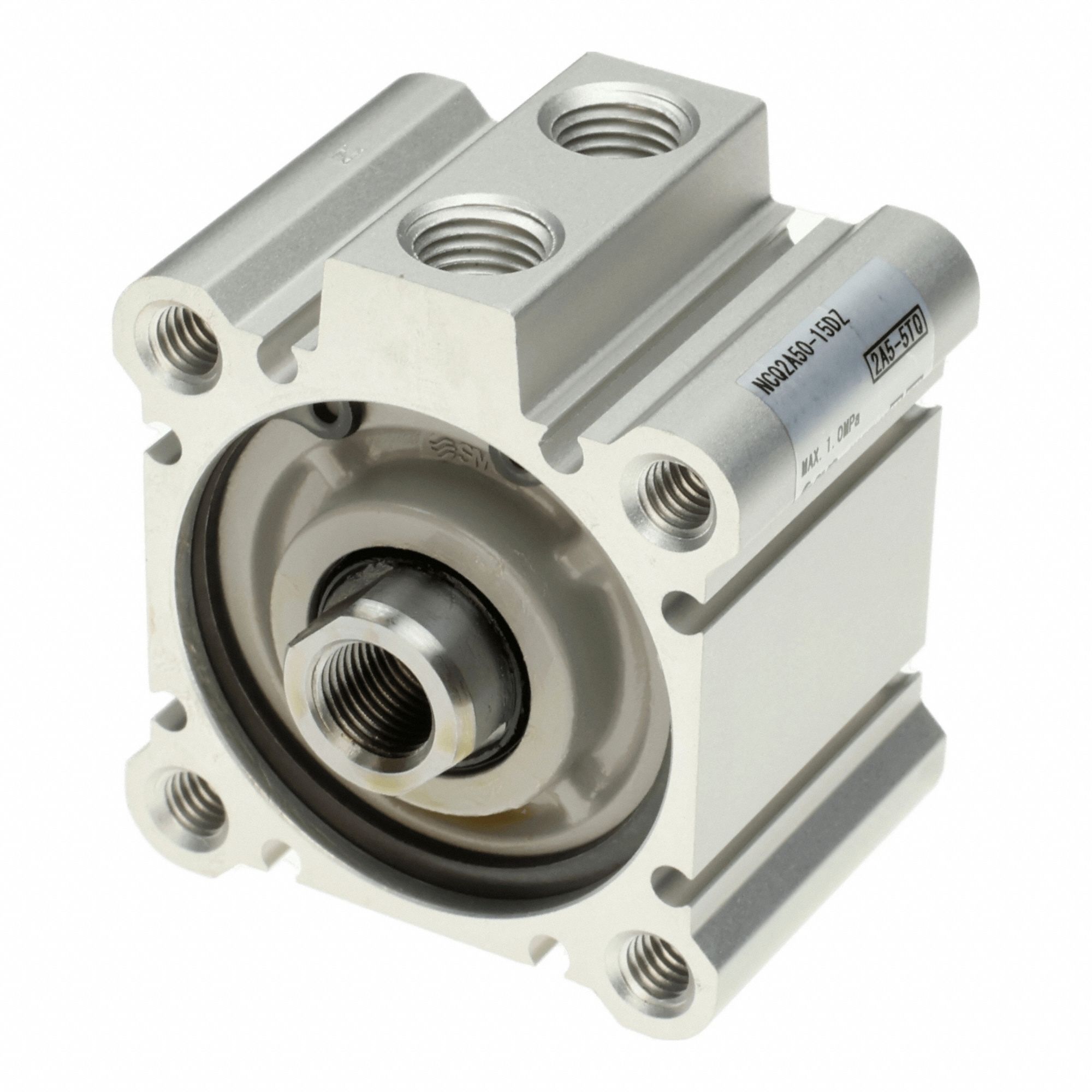 SMC, 50 mm Bore Dia, 15 mm Stroke Lg, Compact Cylinder - 826G05|NCQ2A50-15DZ - Grainger