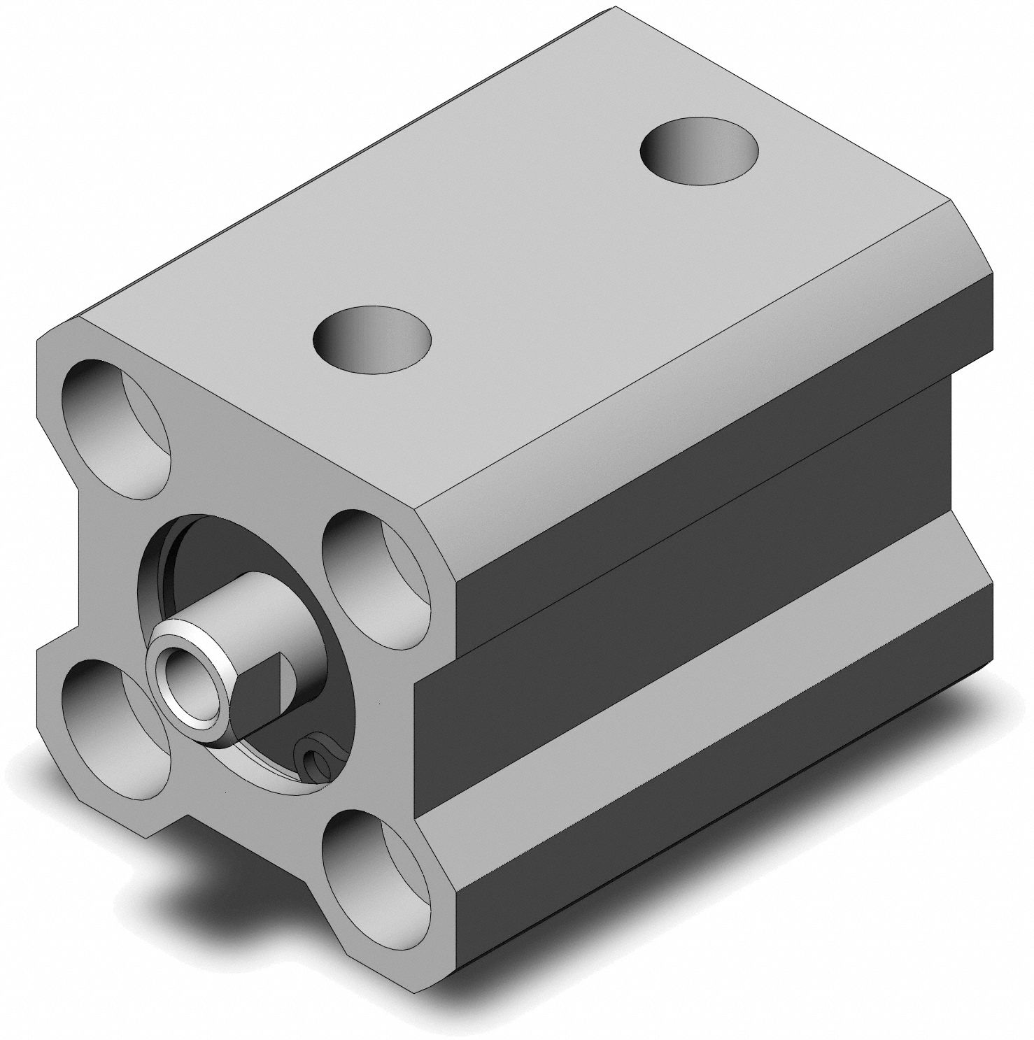SMC, 12 mm Bore Dia, 15 mm Stroke Lg, Compact Cylinder - 826G10|NCQ2B12-15D - Grainger