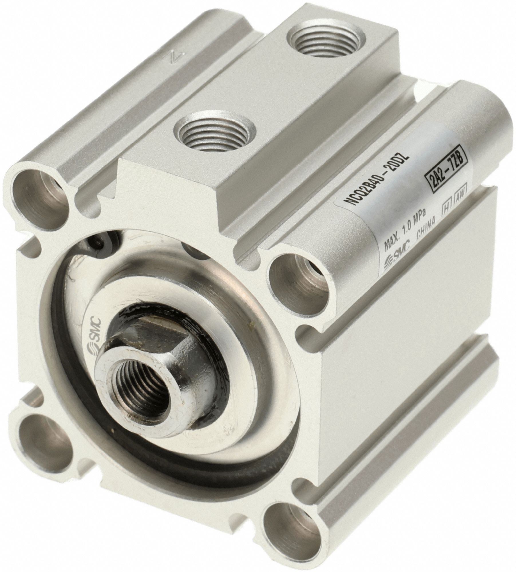 SMC, 40 mm Bore Dia, 25 mm Stroke Lg, Compact Cylinder - 826G27|NCQ2B40 ...