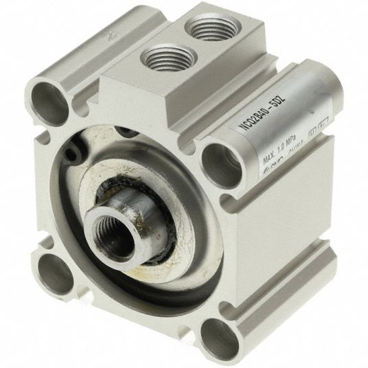 SMC, 40 mm Bore Dia, 5 mm Stroke Lg, Compact Cylinder - 826G28|NCQ2B40 ...
