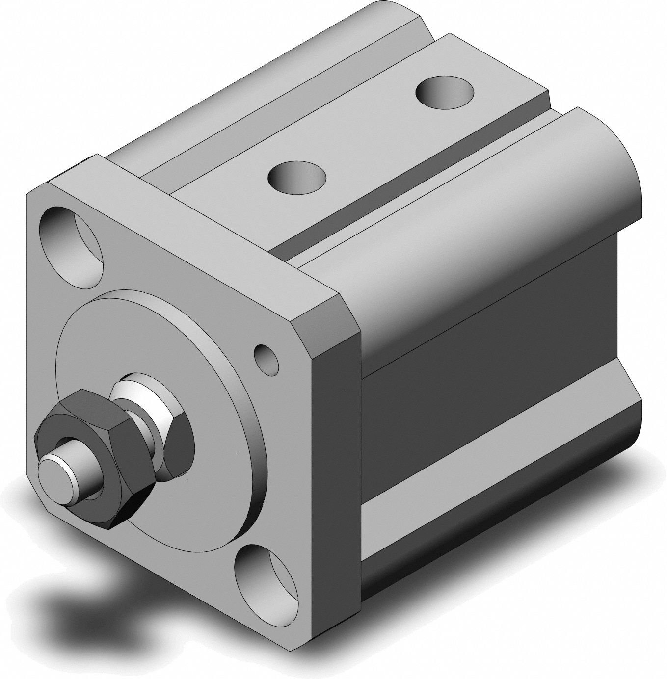 SMC, 16 mm Bore Dia, 10 mm Stroke Lg, Compact Cylinder - 826G35|NCQ2KB16-10DM - Grainger
