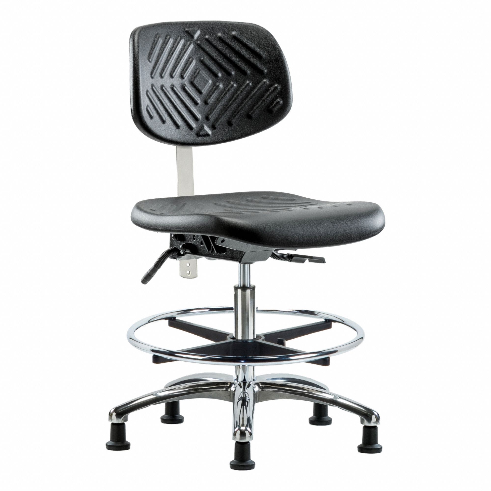 Polyurethane, Armless, Cleanroom Task Chair - 358L36|BR-NCR-PMBCH-CR-T0 ...