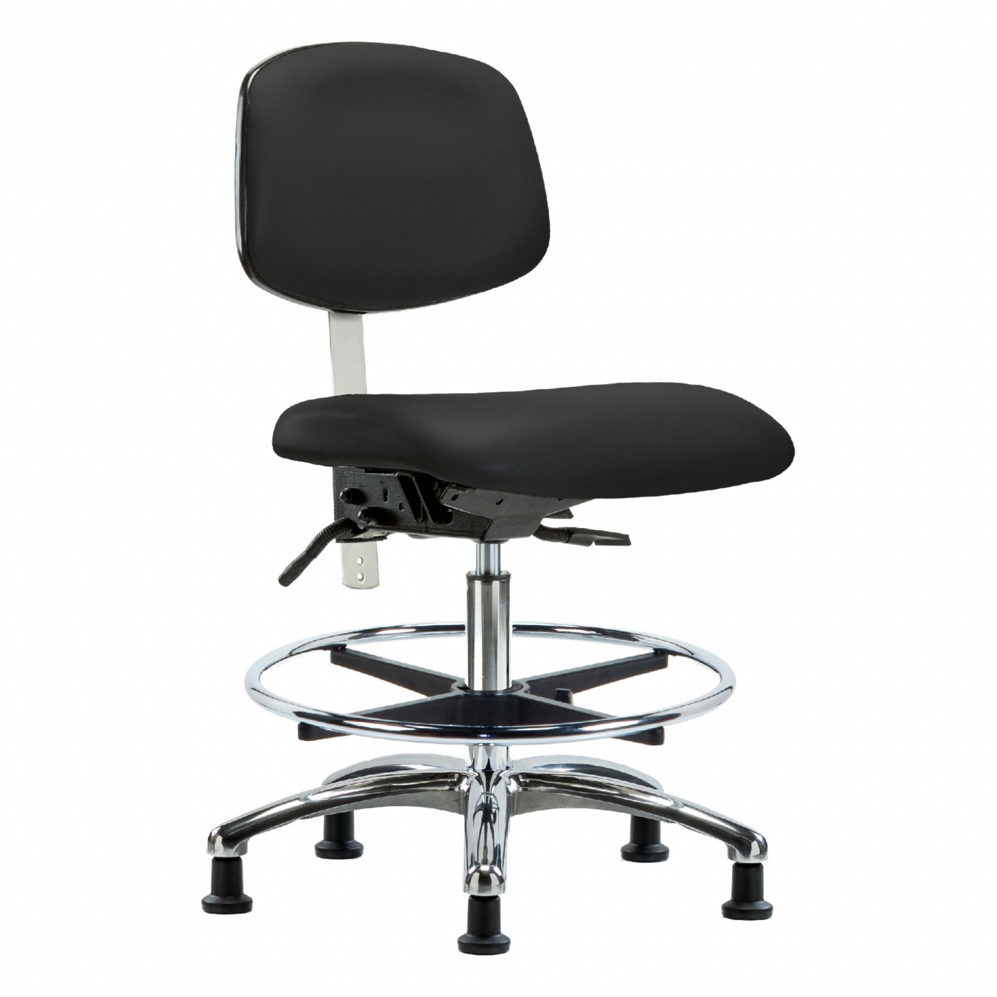 Vinyl, Armless, Cleanroom Task Chair - 358Z46|BR-NCR-VMBCH-CR-T0-A0-CF ...