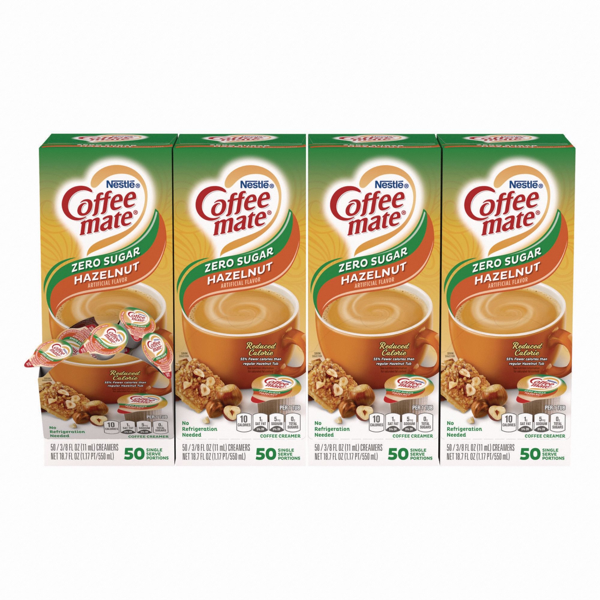 COFFEE MATE, Hazelnut, 0.375 fl oz Item Size, Coffee Creamer - 825AD8 ...