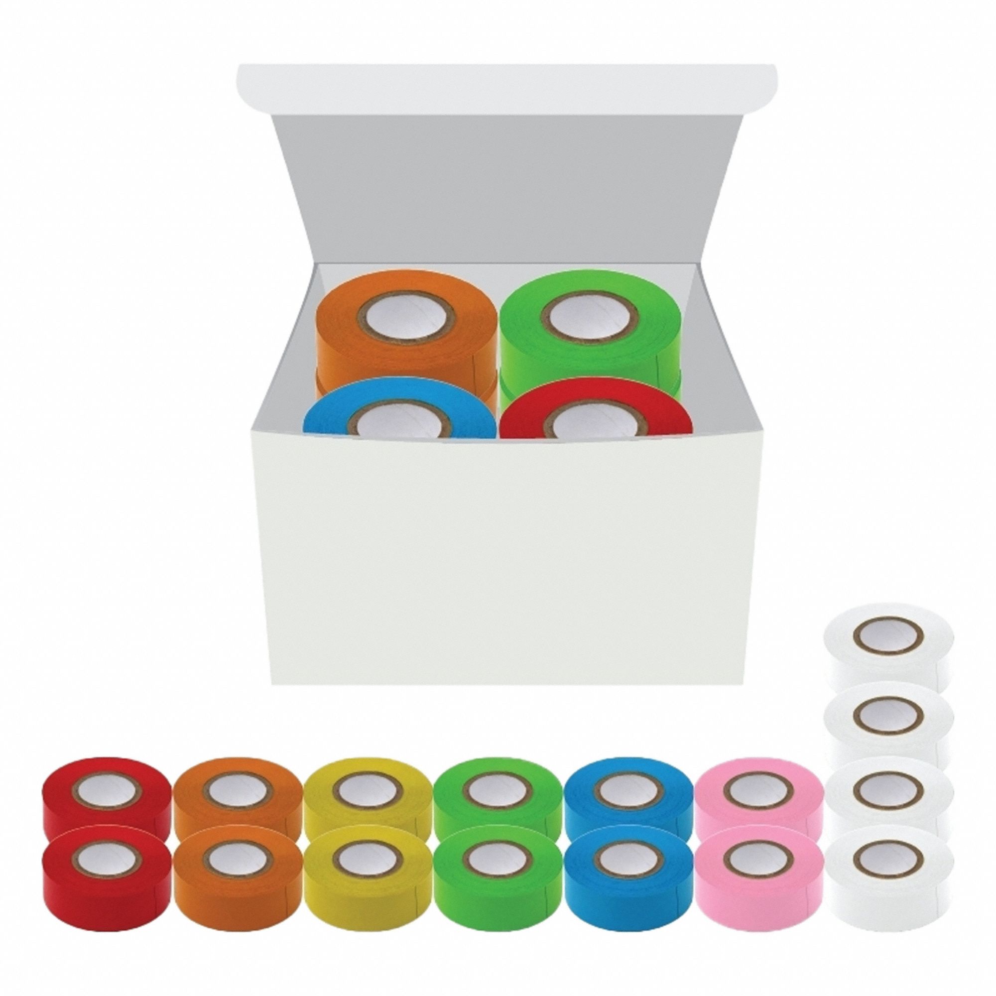 3/4 in Label Wd, 6.3 mil Label Thick, Laboratory Labeling Tape - 846EJ5 ...