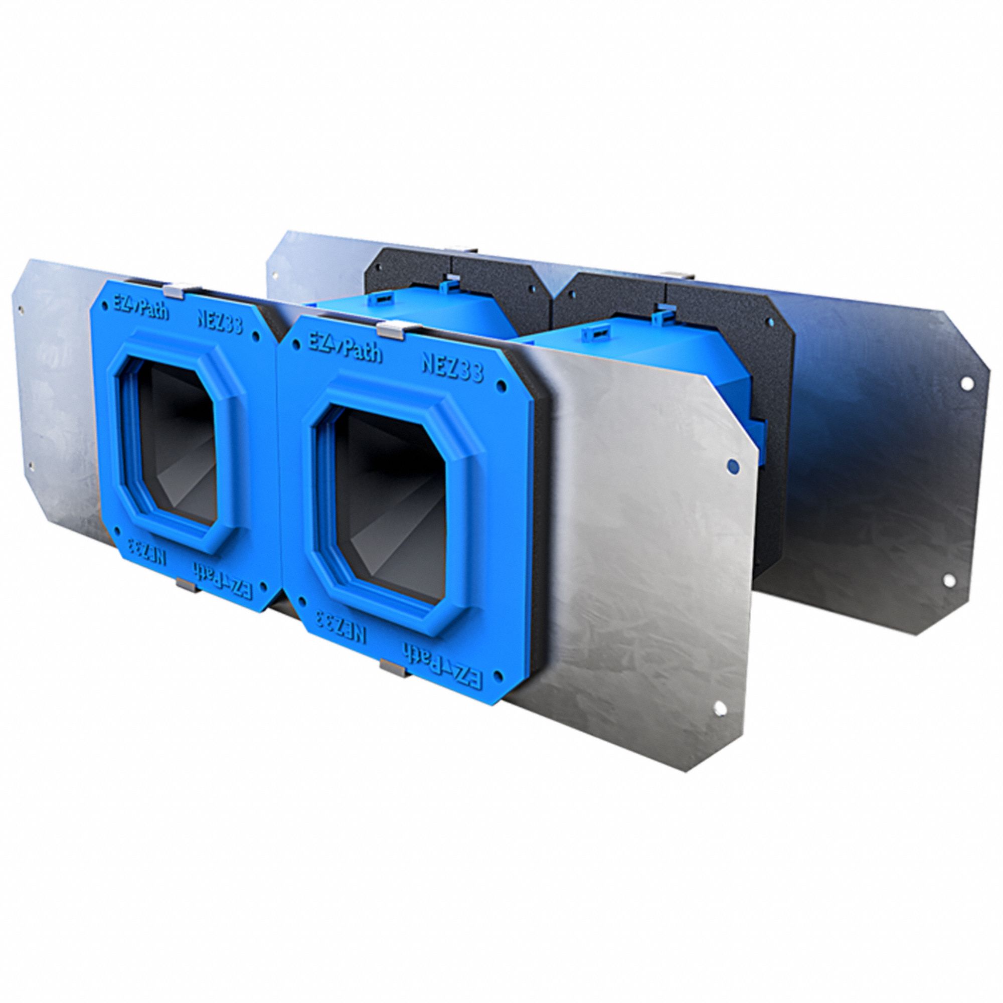 STI, Square, 6.25 in Overall Ht, Smoke and Acoustical Pathway Device ...