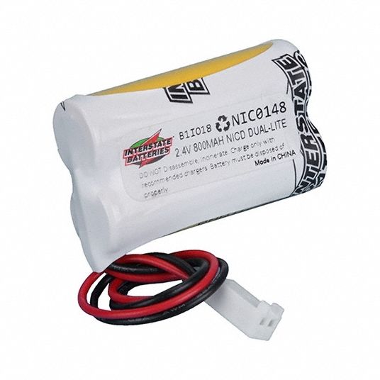 INTERSTATE BATTERY, Battery,Dual-Lite,2.4 Volts - 814LK8|NIC0148 - Grainger