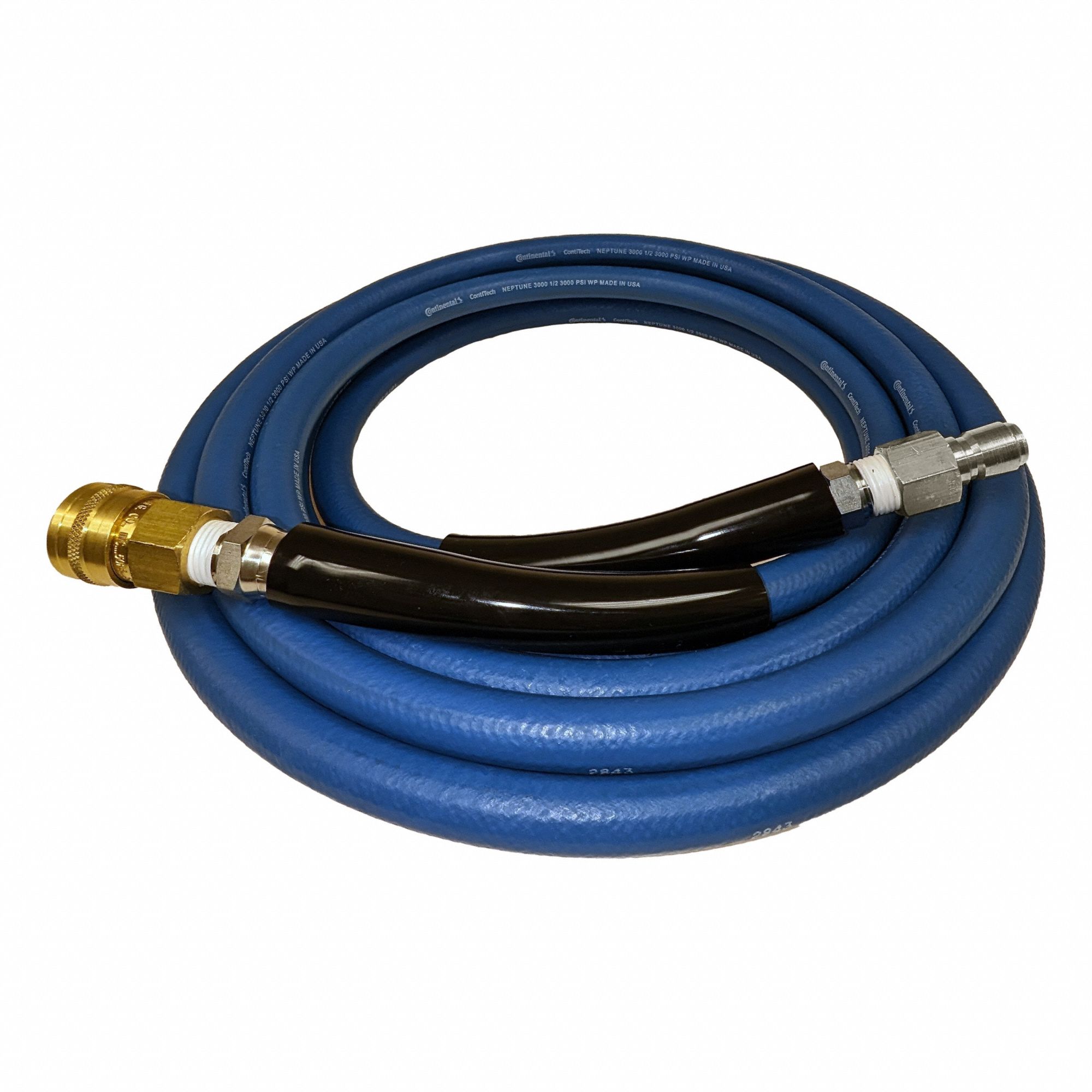 1/2 in ID, 25 ft Lg, Pressure Washer Hose - 823EW6|NPB-3K050-25-QC ...