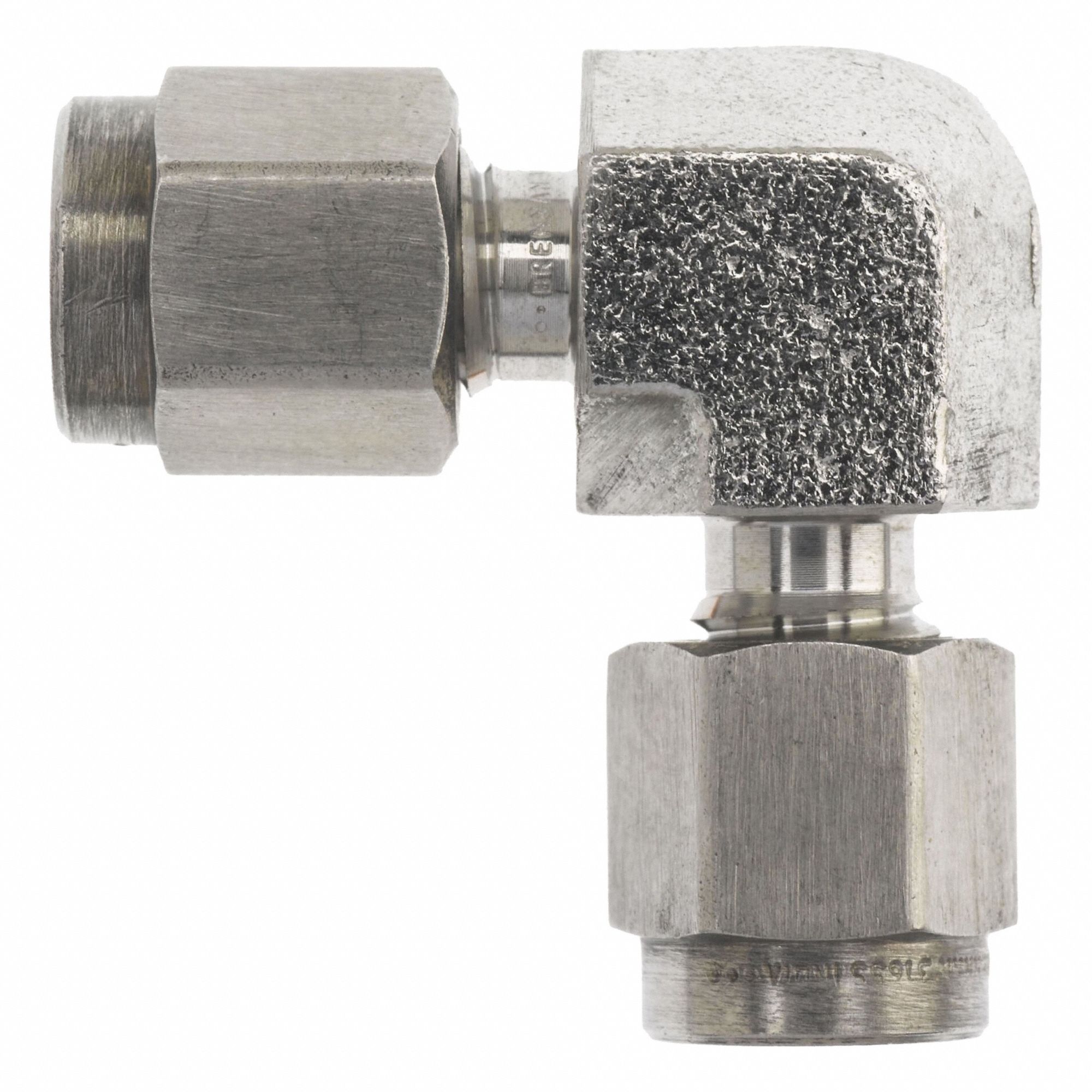 BRENNAN INDUSTRIES, 1/4 in OD x 1/4 in OD Fitting Size, Stainless Steel, Compression Fitting ...