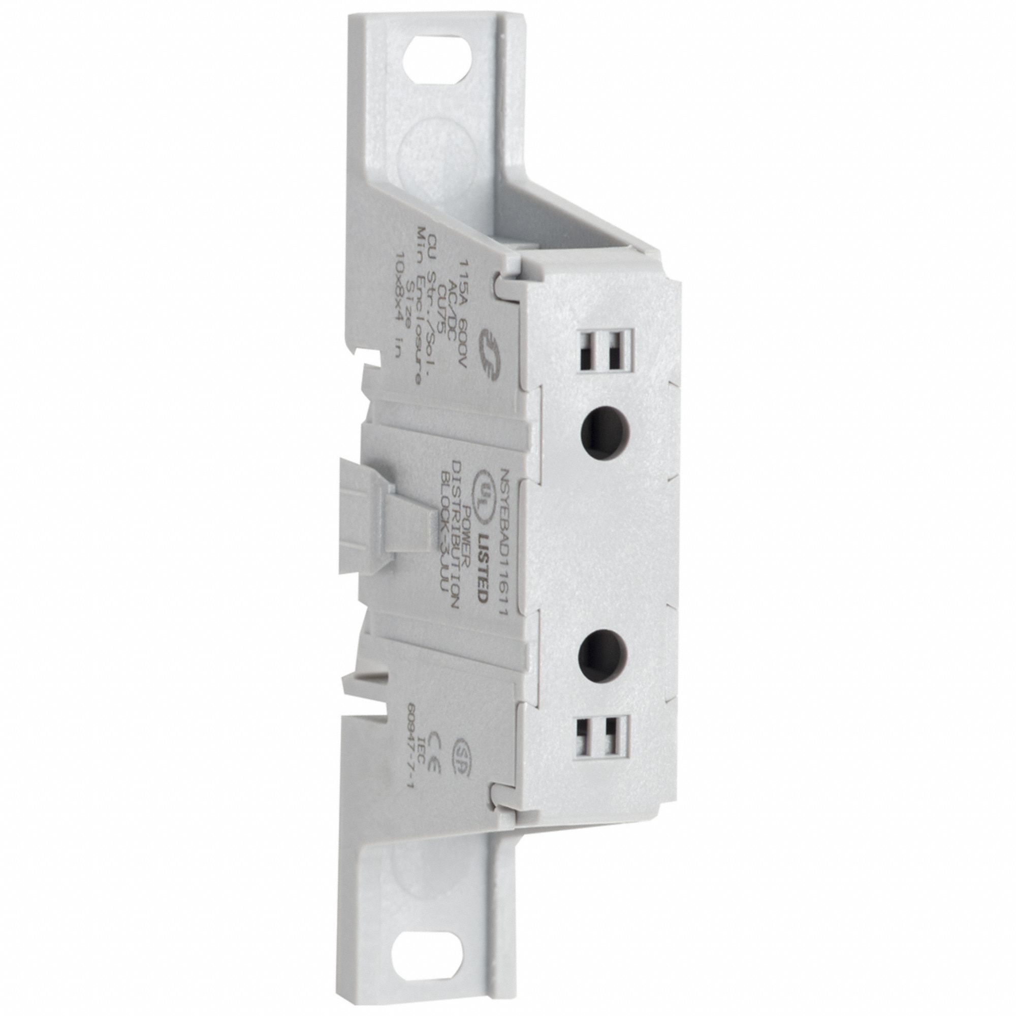 SQUARE D, 1 Poles, DIN-Rail/Surface Mount, Power Distribution Block - 795ZW6|NSYEBAD11611 - Grainger