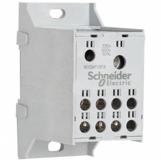 SQUARE D, 1 Poles, Surface Mount, Power Distribution Block - 795ZX2|NSYEBCP13618 - Grainger