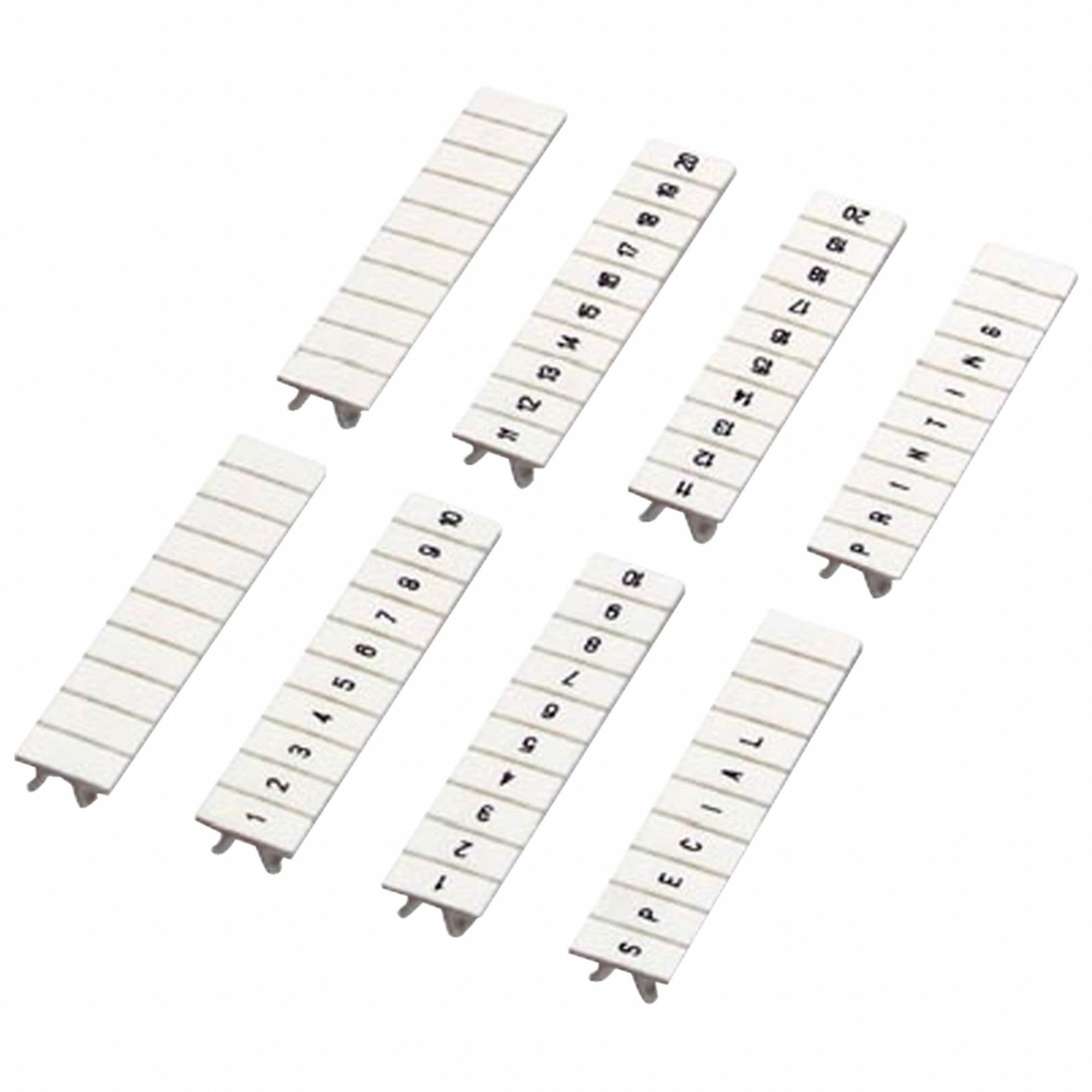 SQUARE D, White, NSYTRAB530, Clip In Marking Strip - 795ZY0|NSYTRAB530 ...
