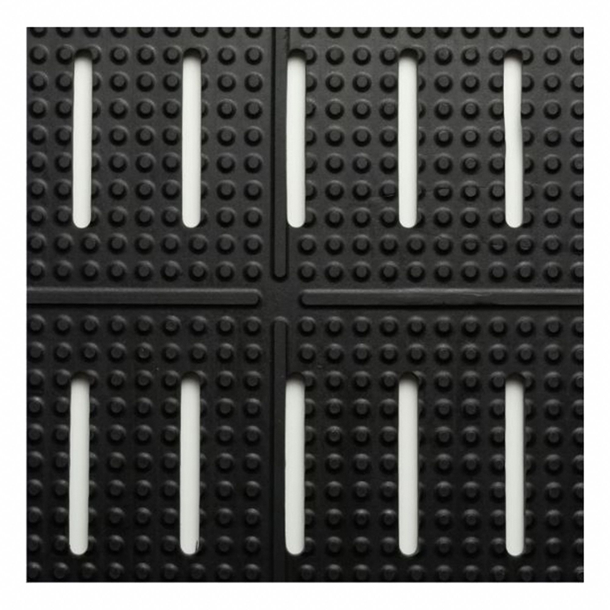 NOTRAX FLOOR PROTECTOR MAT, NITRILE RUBBER, 3 X 4 FT, ⅜ IN THICK, BLACK ...