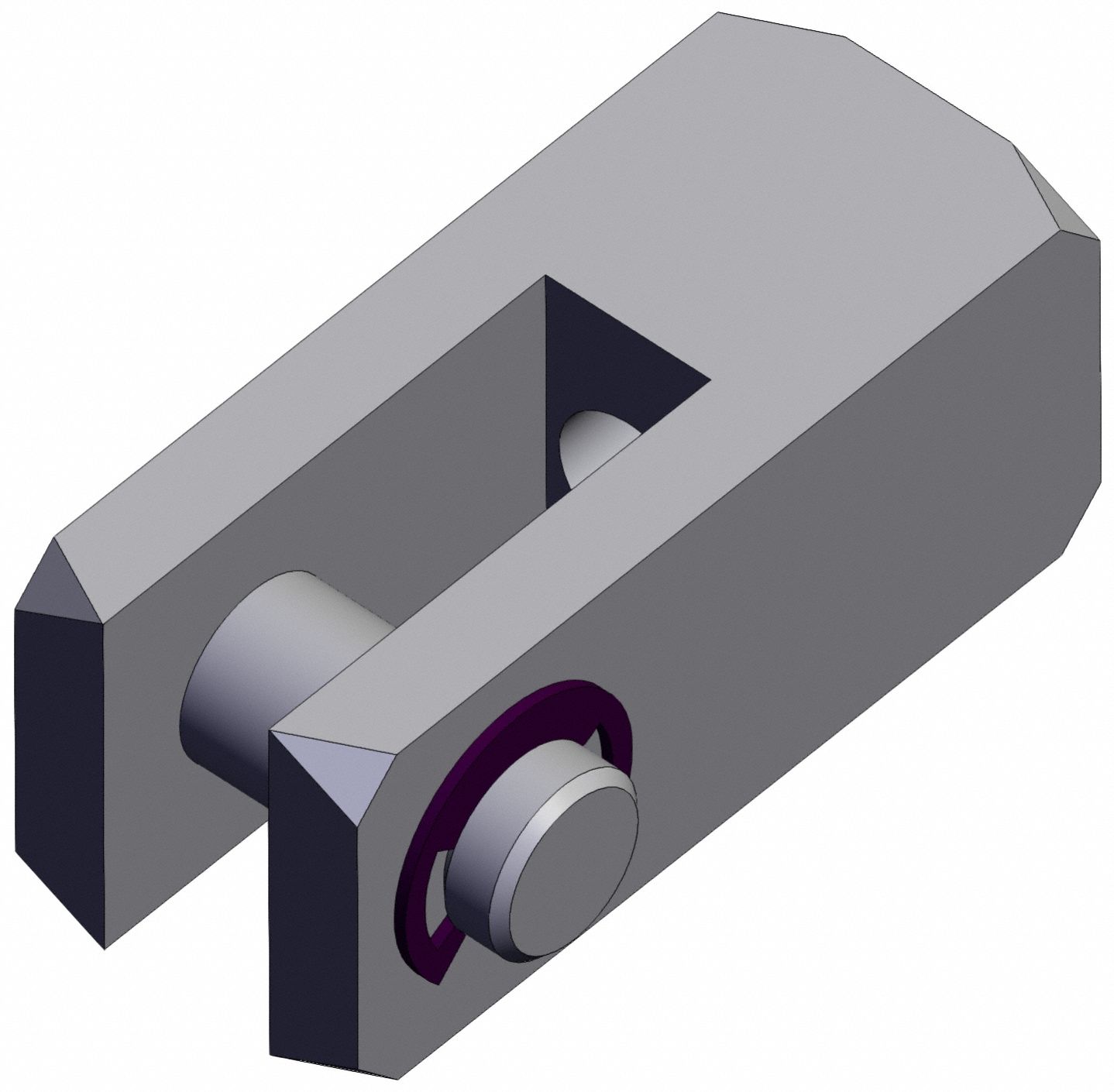 SMC, Clevis Mount Type, Fits 5/8 in Bore Dia, Double Rod Clevis ...
