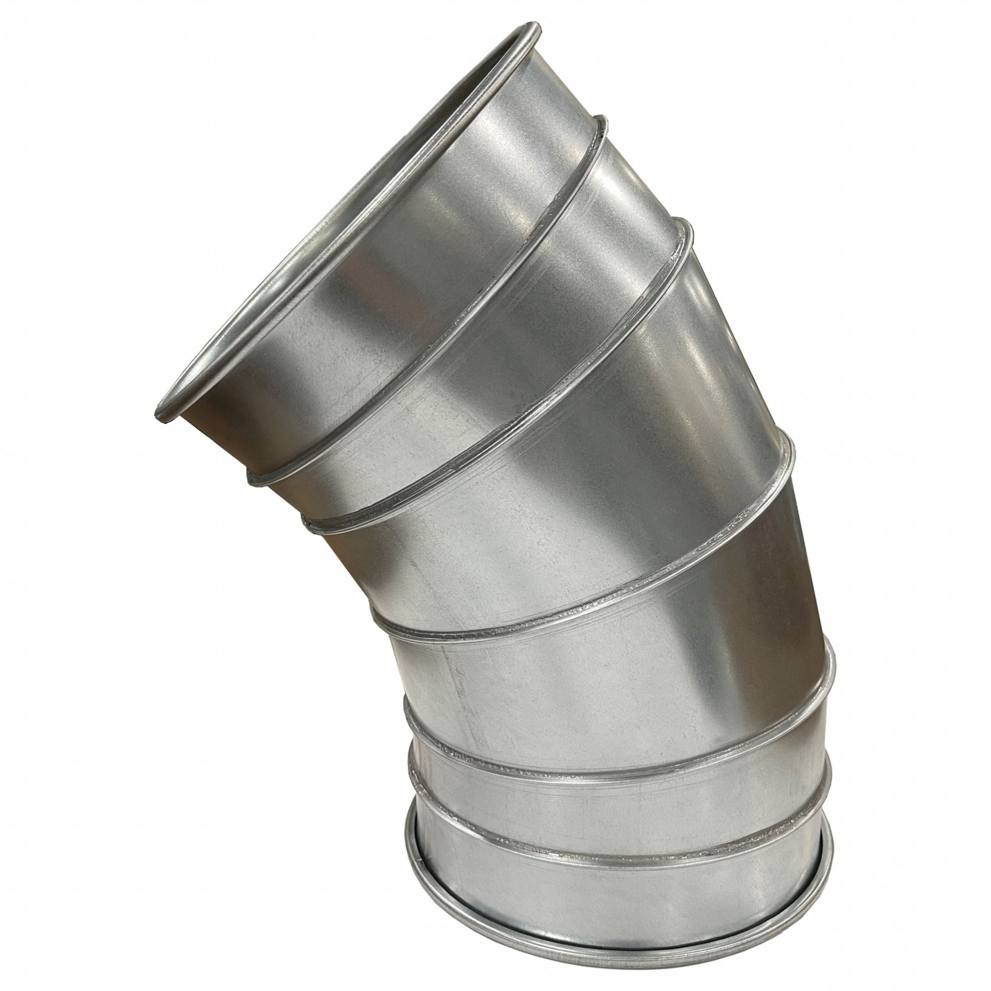 Stainless Steel, For 20 in Duct Dia, 45 Degree Elbow - 811L78 ...