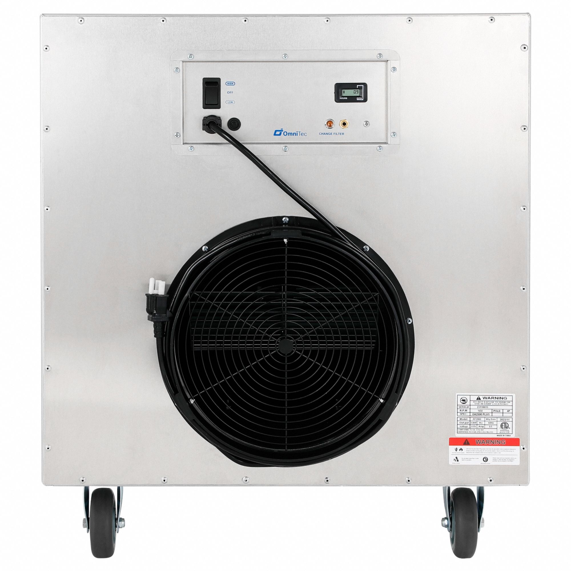 Aluminum, Negative Air Pressure/Particulate Filtration/Positive Air ...